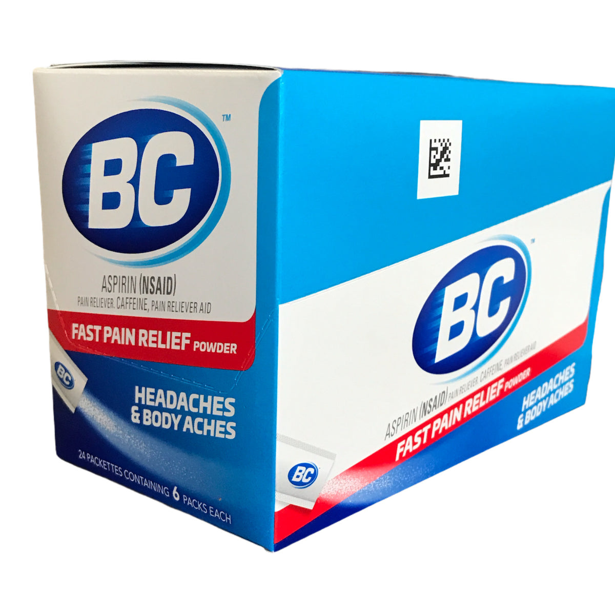 BC Original Formula Aspirin Fast Pain Relief Powders (24 Packs with 6 ...