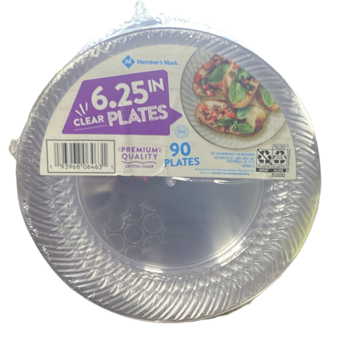 Member's Mark Clear Plastic Plates, 6.25" (90 Count) — Ewirelessgear