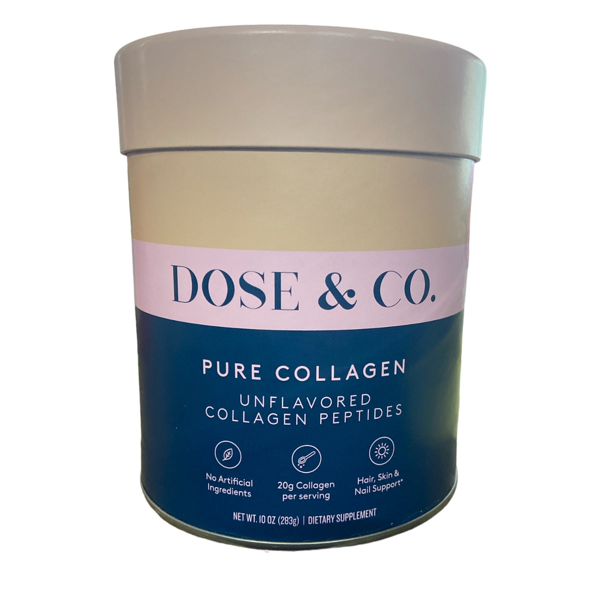 Dose & Co Pure Collagen Peptides Powder, Unflavored 10 oz. tub ...