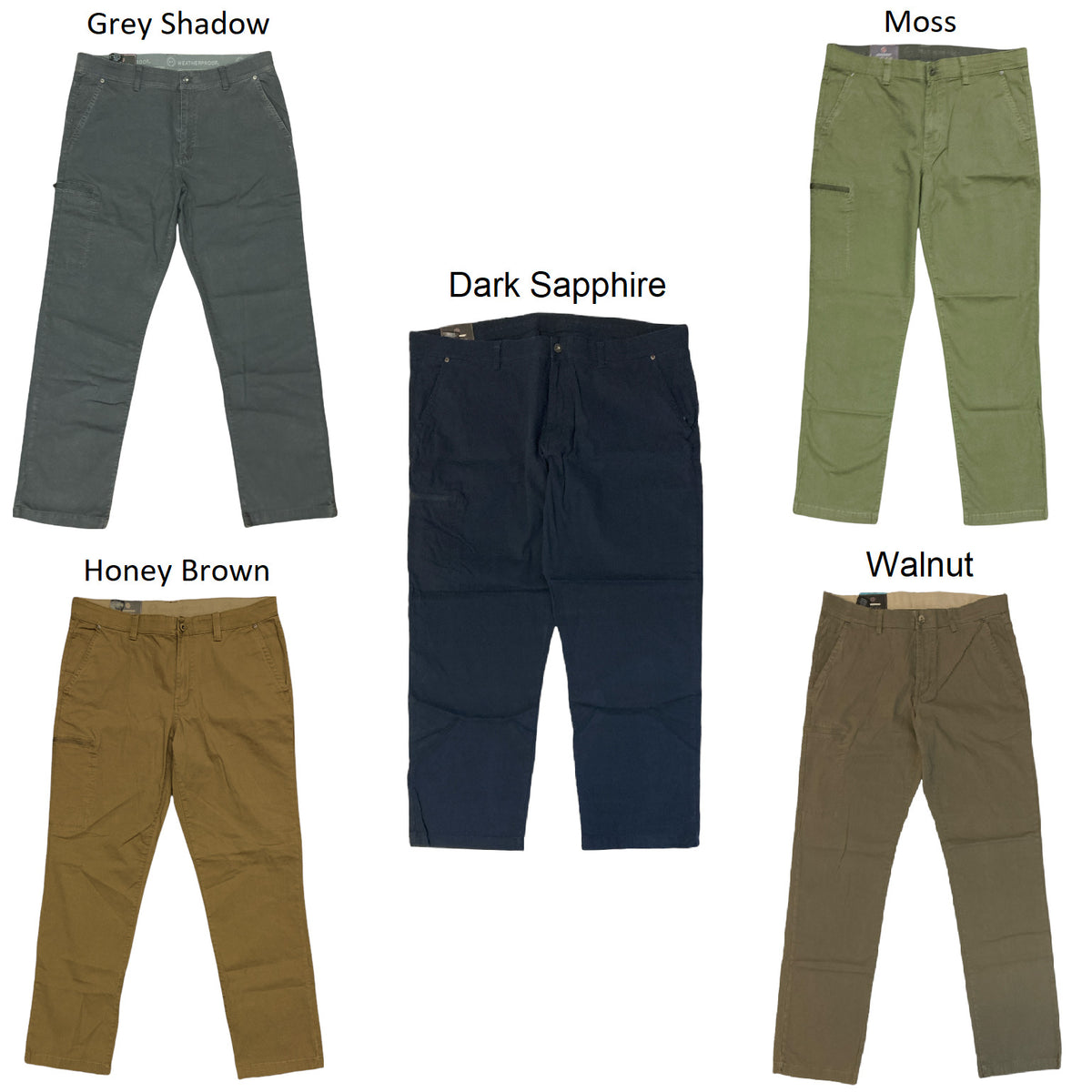 Weatherproof Men's Flex Waistband Stretch Dakota Utility Twill Pant ...