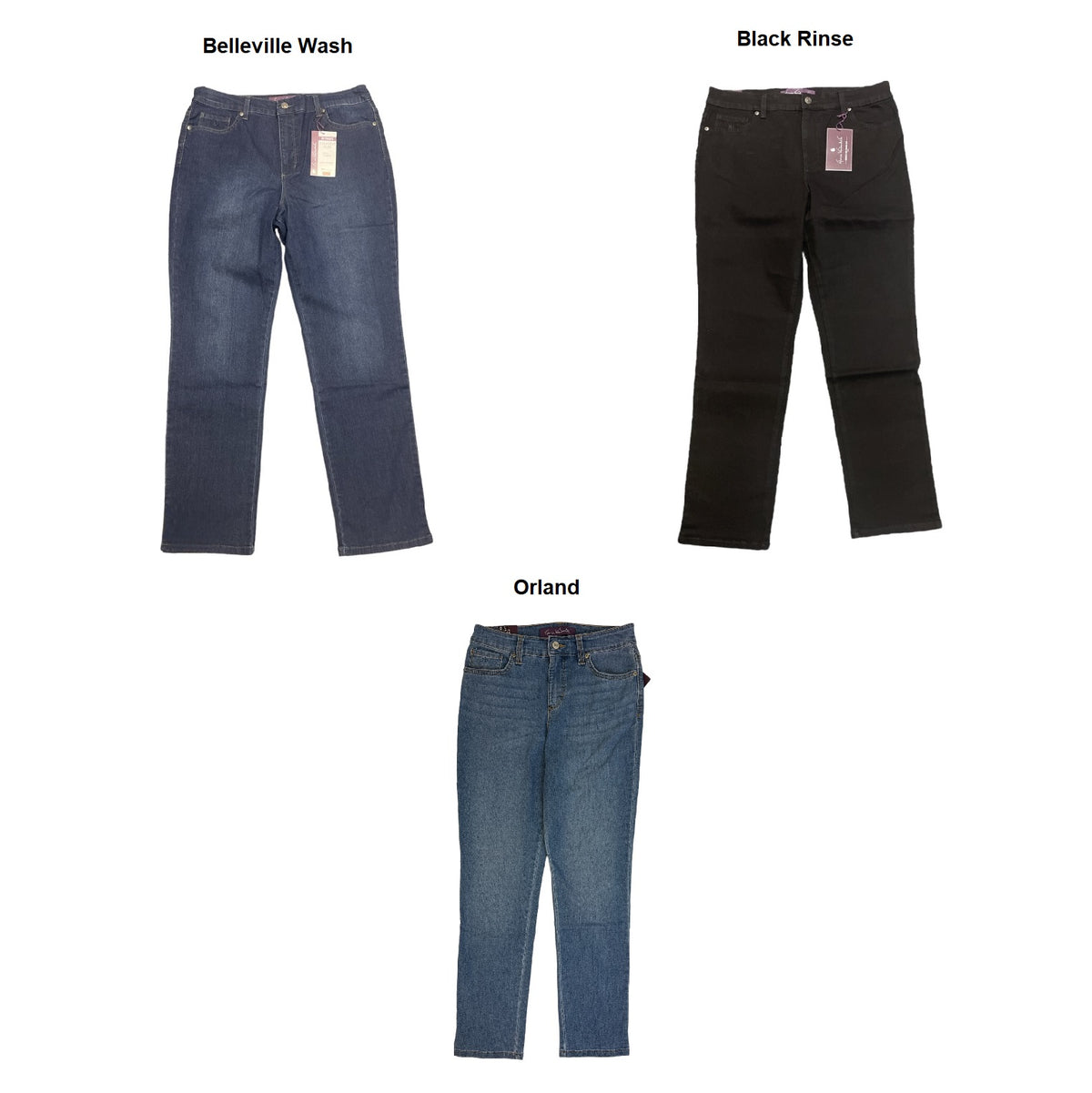 Gloria Vanderbilt Tribute Women's Slim Classic Rise Amanda Luxe Flex D ...