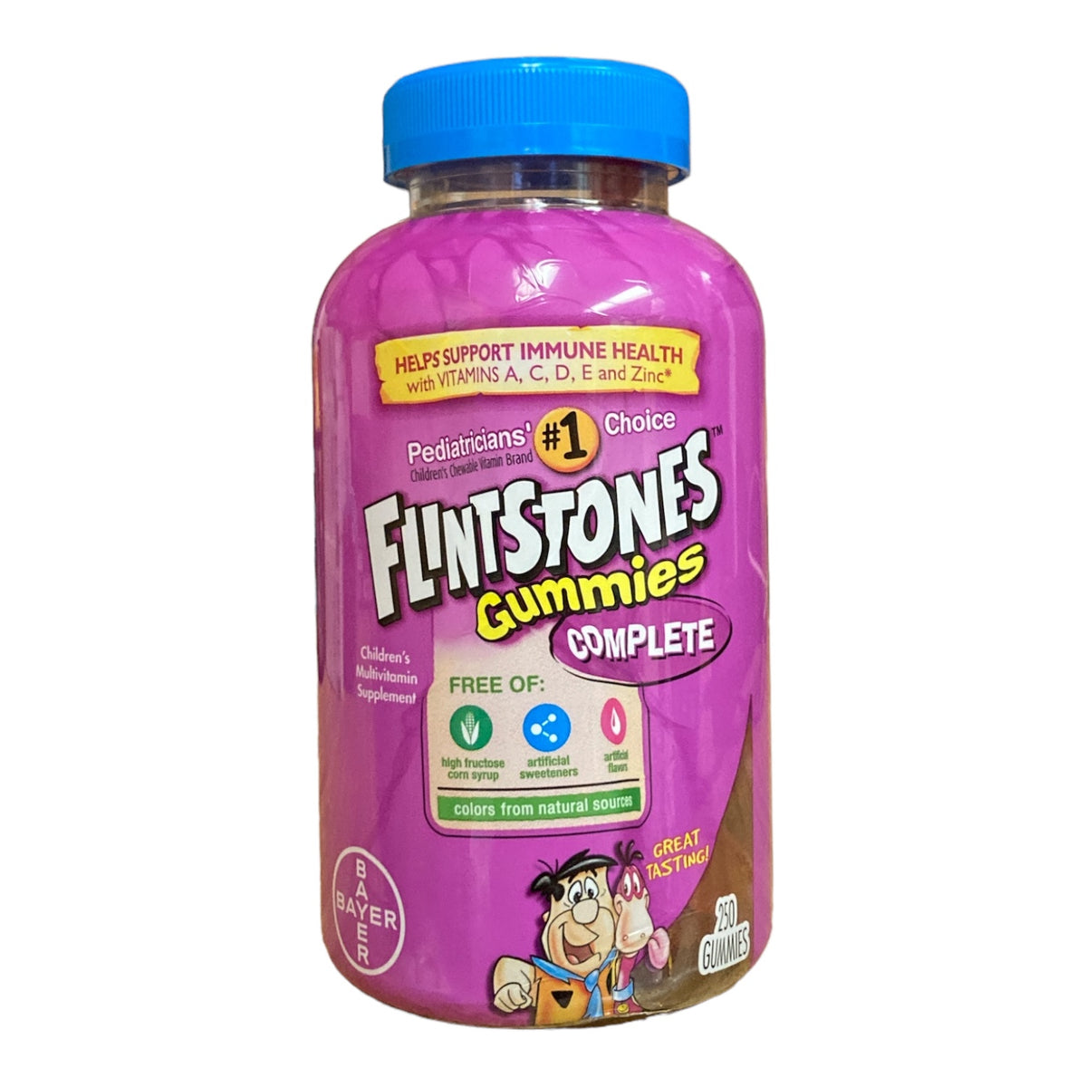 Flintstones Gummies Complete Children's Multi-Vitamin Supplement 250 c ...