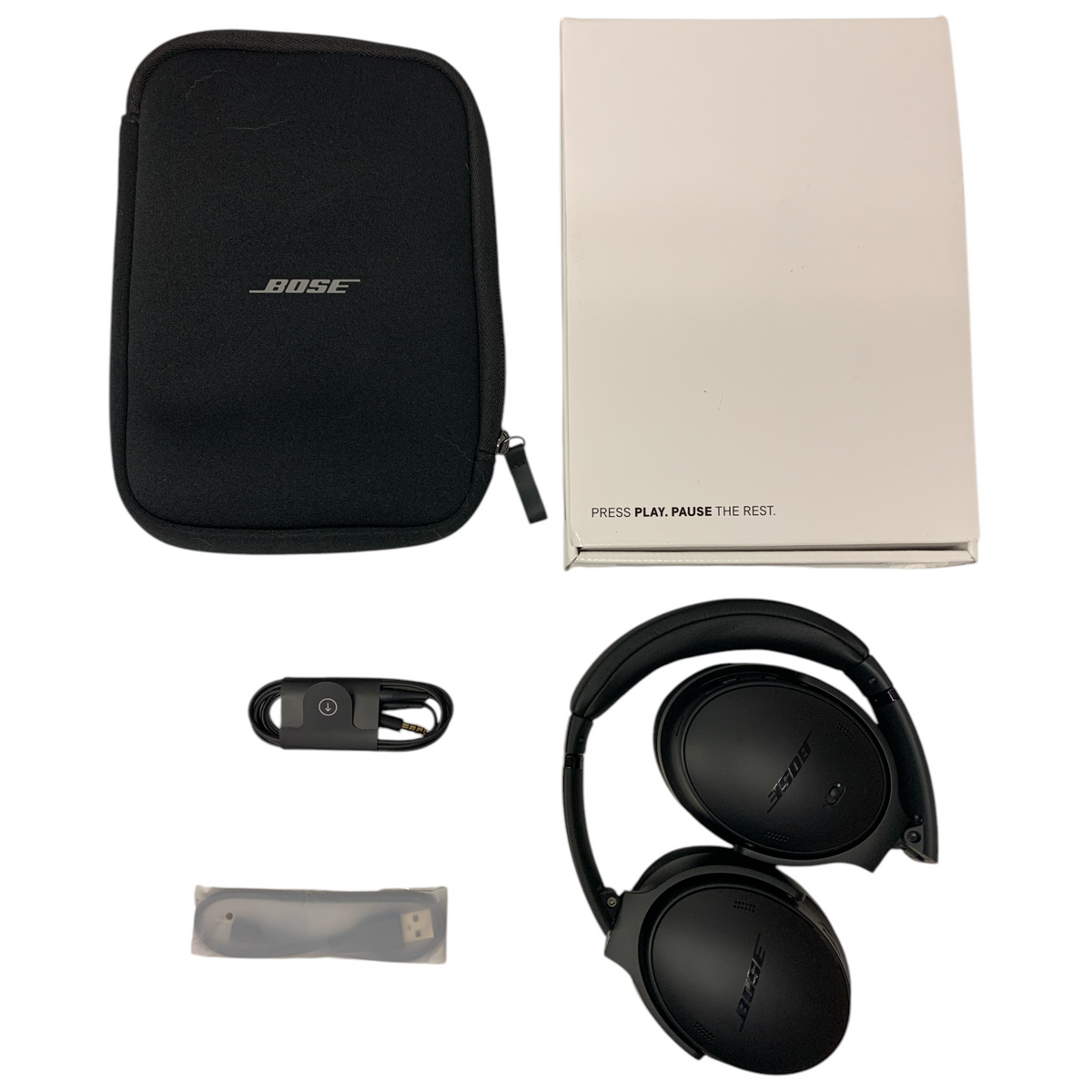 *USED* Bose QuietComfort SC Noise Canceling Wireless Bluetooth Headpho ...