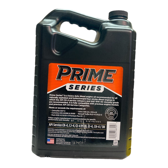 Prime Series Heavy Duty Diesel Engine Oil SAE 15W-40 (1 Gallon, 3 Pack ...