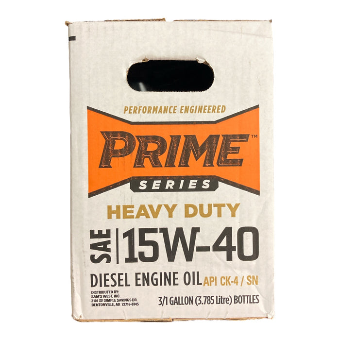 Prime Series Heavy Duty Diesel Engine Oil SAE 15W-40 (1 Gallon, 3 Pack ...