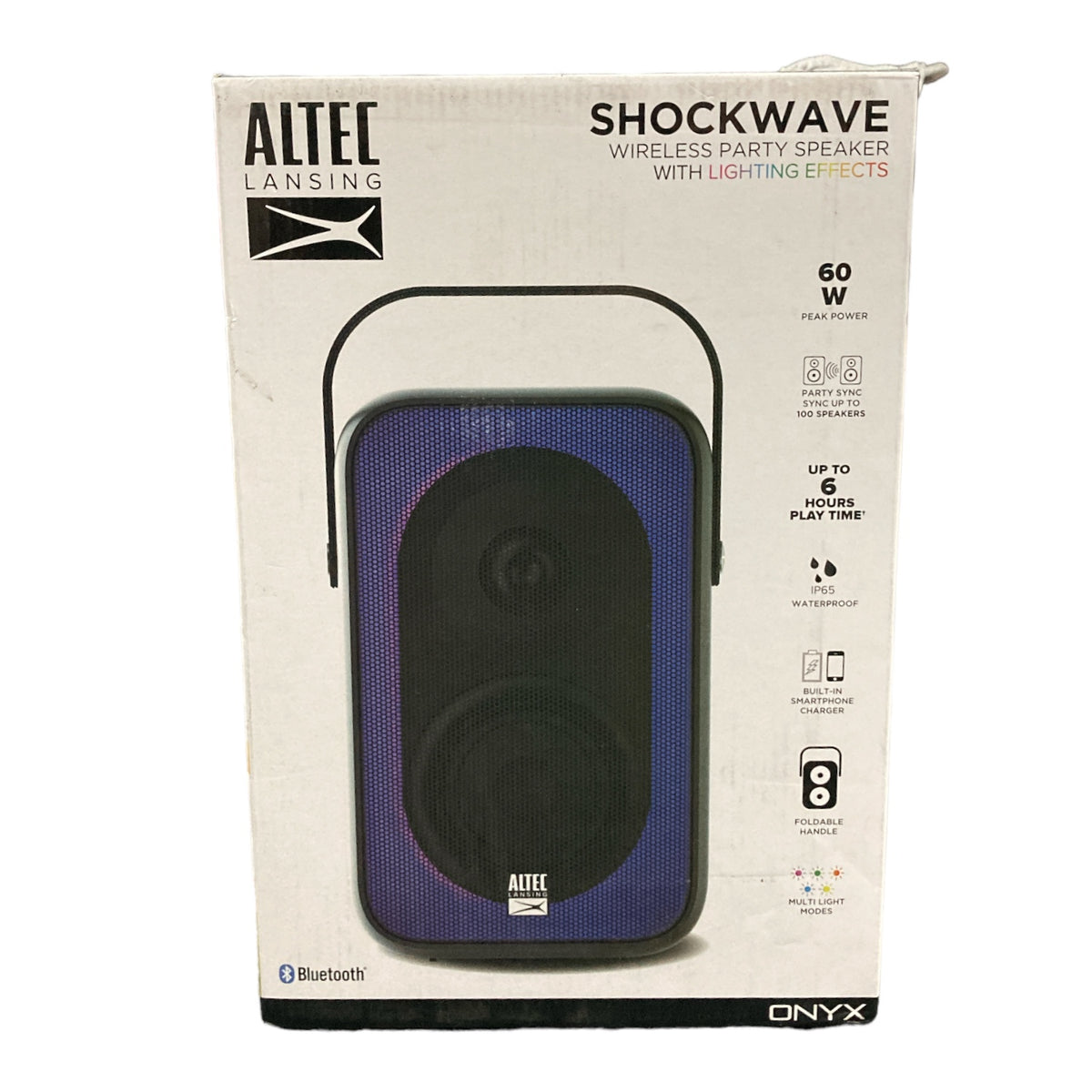 Altec Lansing Shockwave 60W Wireless Party Speaker with Lighting Effec ...