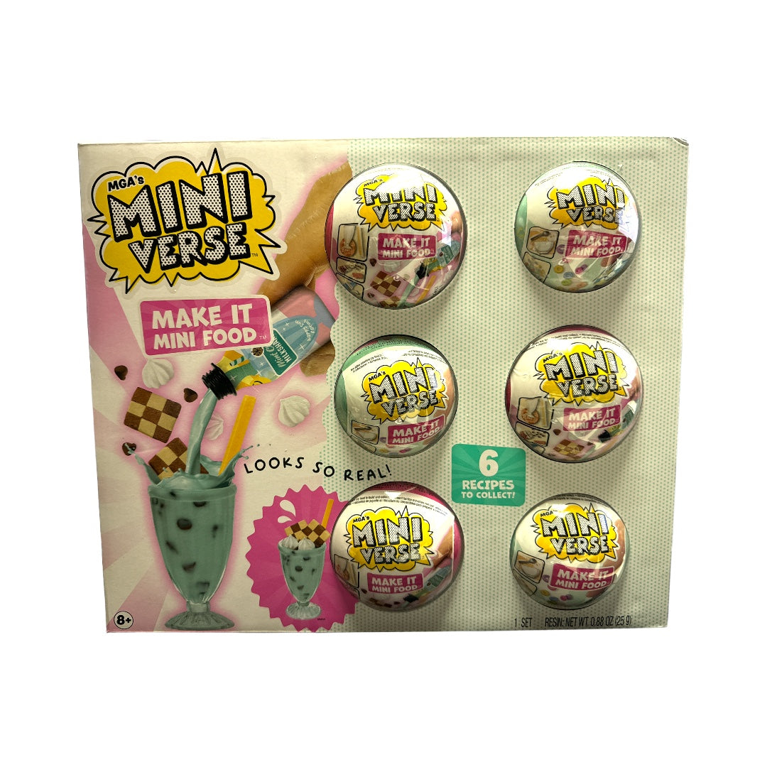 MGA's Miniverse Make it Mini Food, Cafe & Diner Food (6 Pack ...