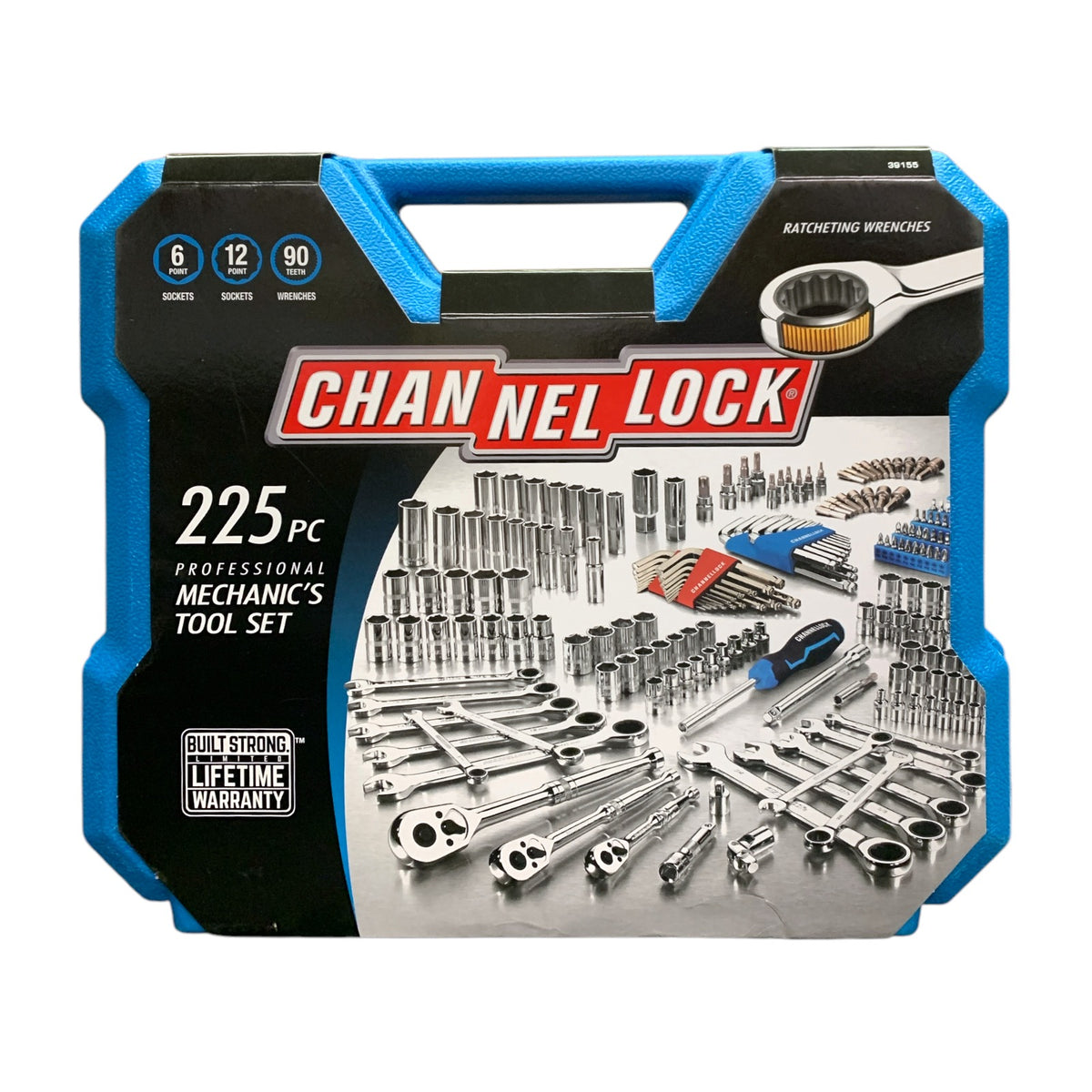 CHANNELLOCK 225-Piece Professional Mechanic's Tool Set, Ratcheting Wre ...
