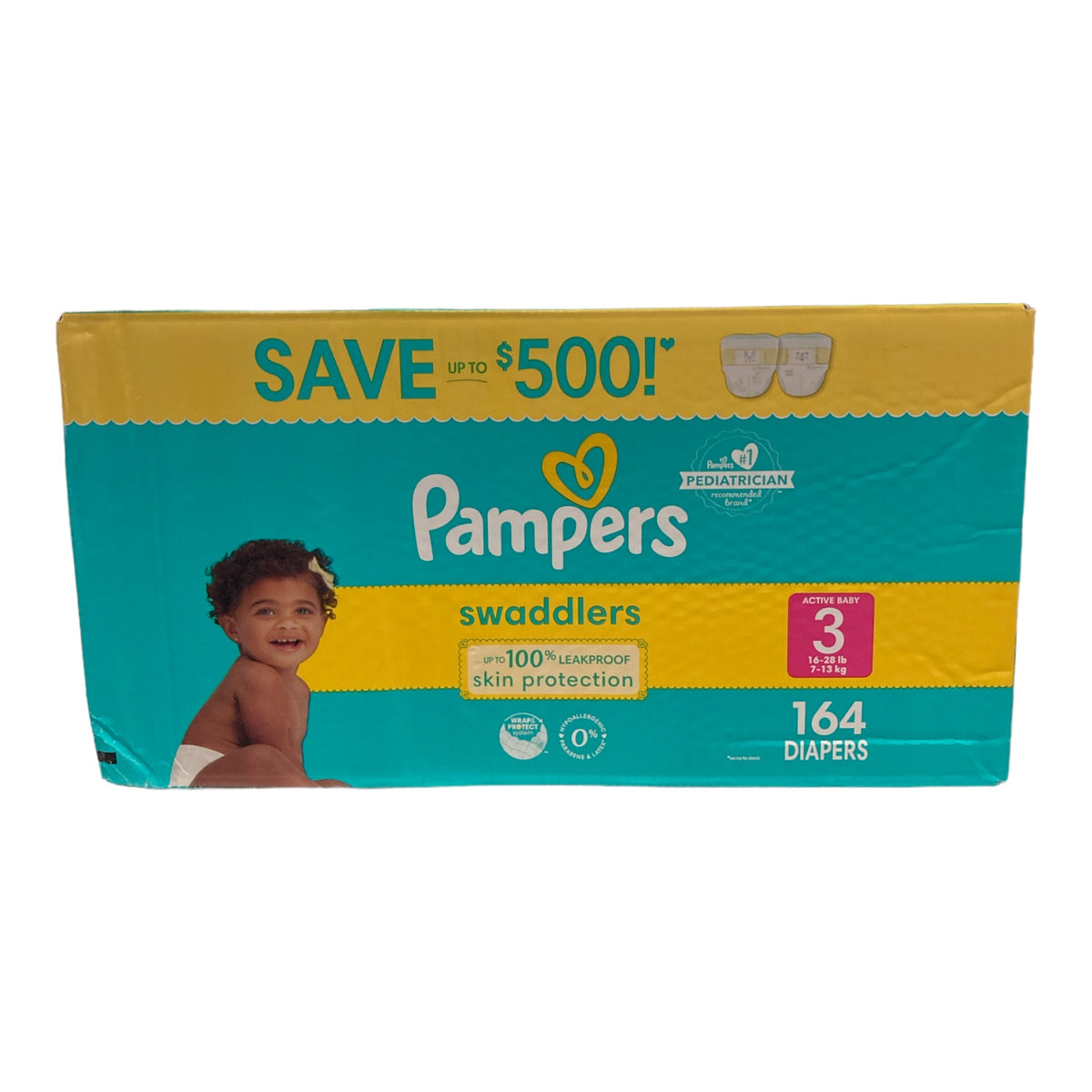 Pampers Swaddlers Disposable Diapers Size 3 (164 Count) — Ewirelessgear