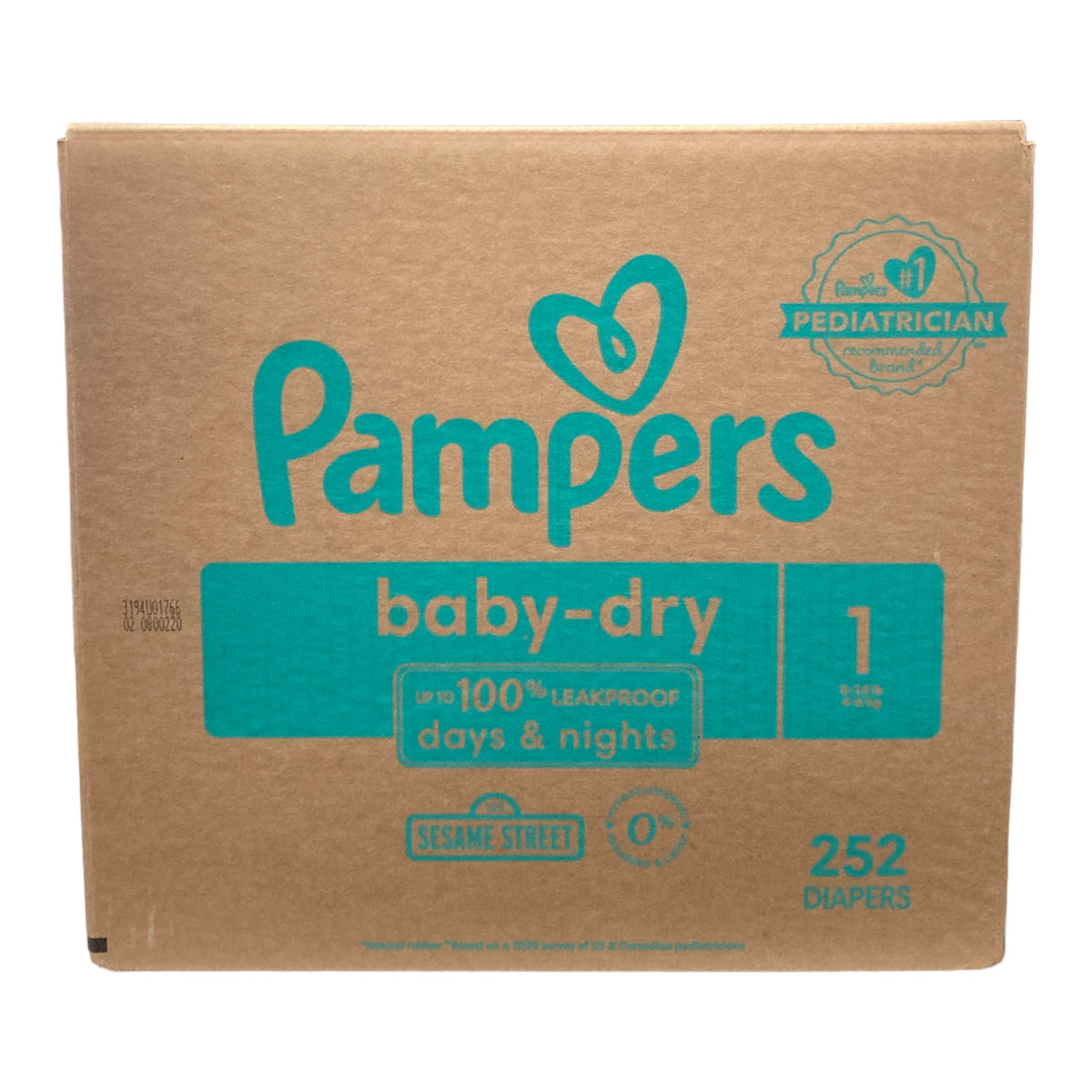 Pampers Baby Dry 100% Leakproof Disposable Diapers, Size 2(12lbs-18lbs ...