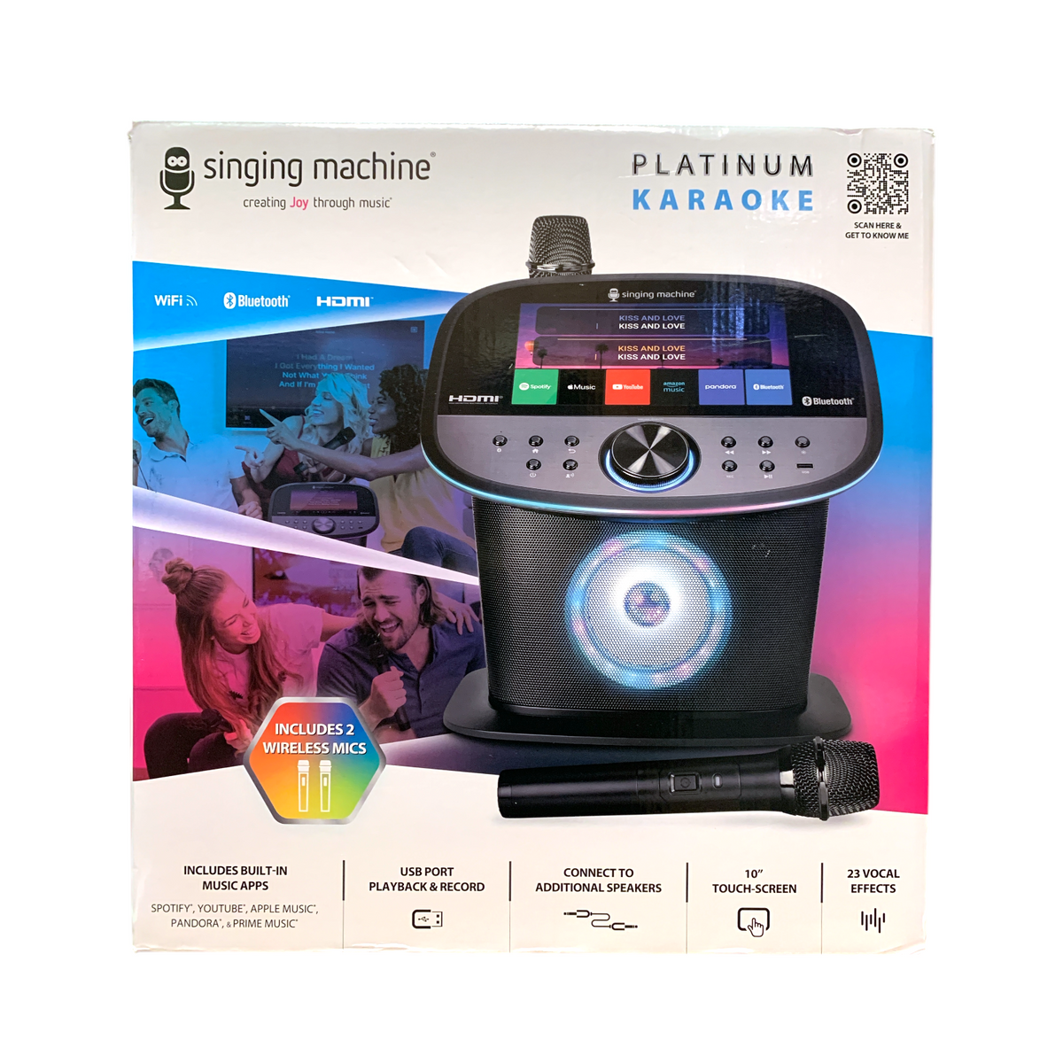 *Open* Singing Machine Platinum Wi-Fi Home Karaoke Machine with 10" To ...