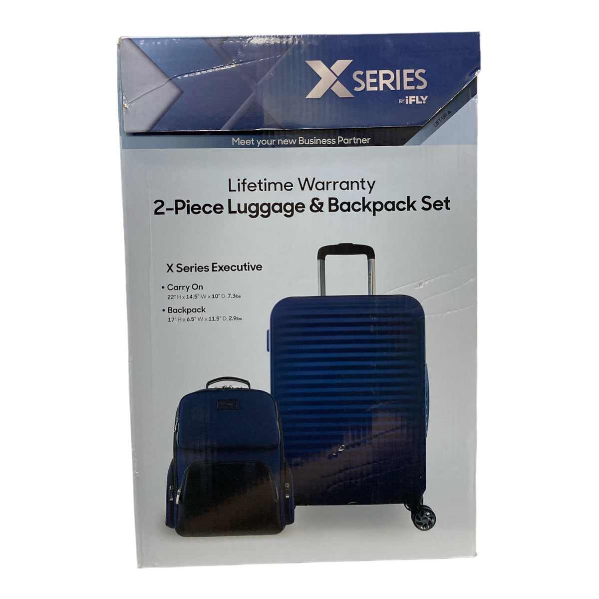 iFLY X Series Executive Collection 2-Piece Travel Set (Blue ...