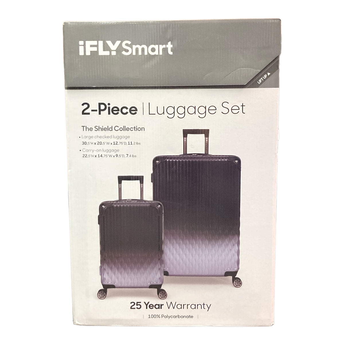 iFLY Smart Shield Collection Travel Set, 2-Piece (Black) — Ewirelessgear