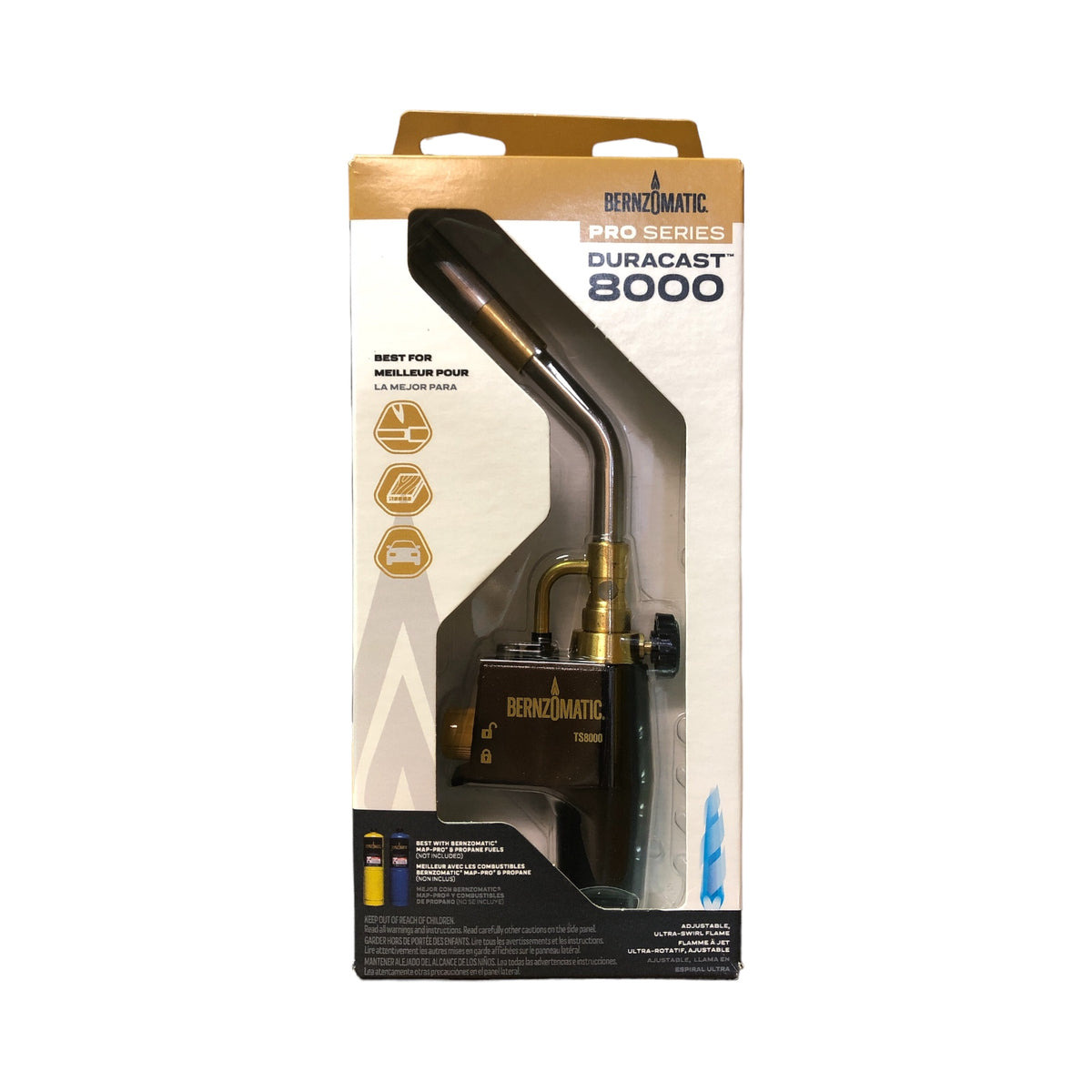 Bernzomatic Pro-Series Duracast TS-8000 Adjustable Flame Propane Torch ...