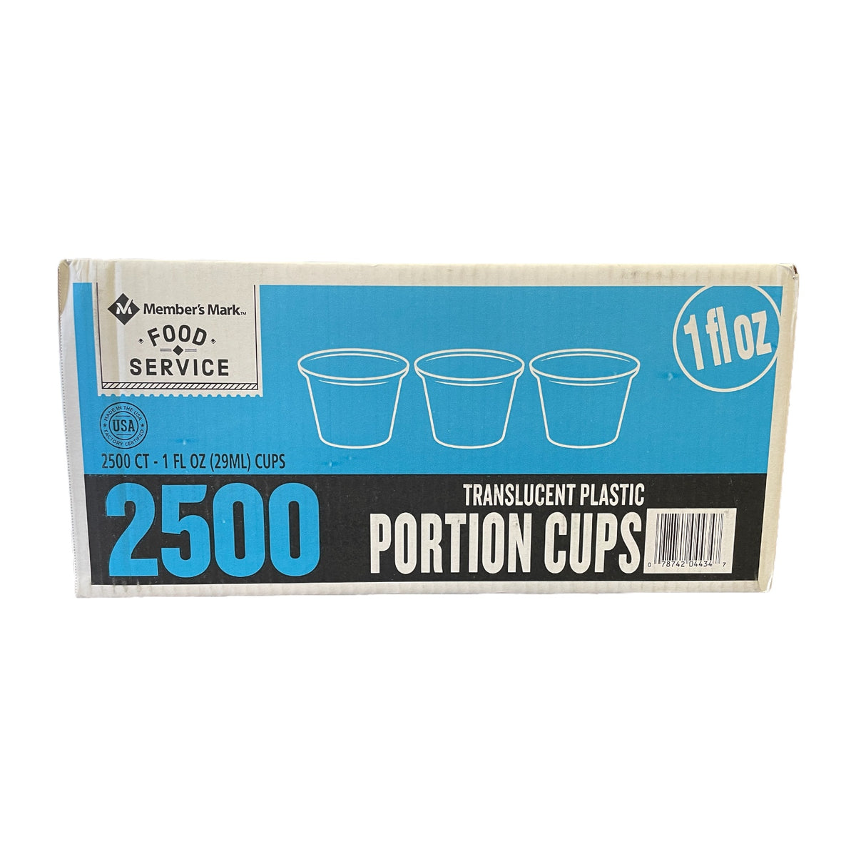 Member's Mark Translucent Plastic Portion Cups (1 fl. oz., 2,500 ct ...