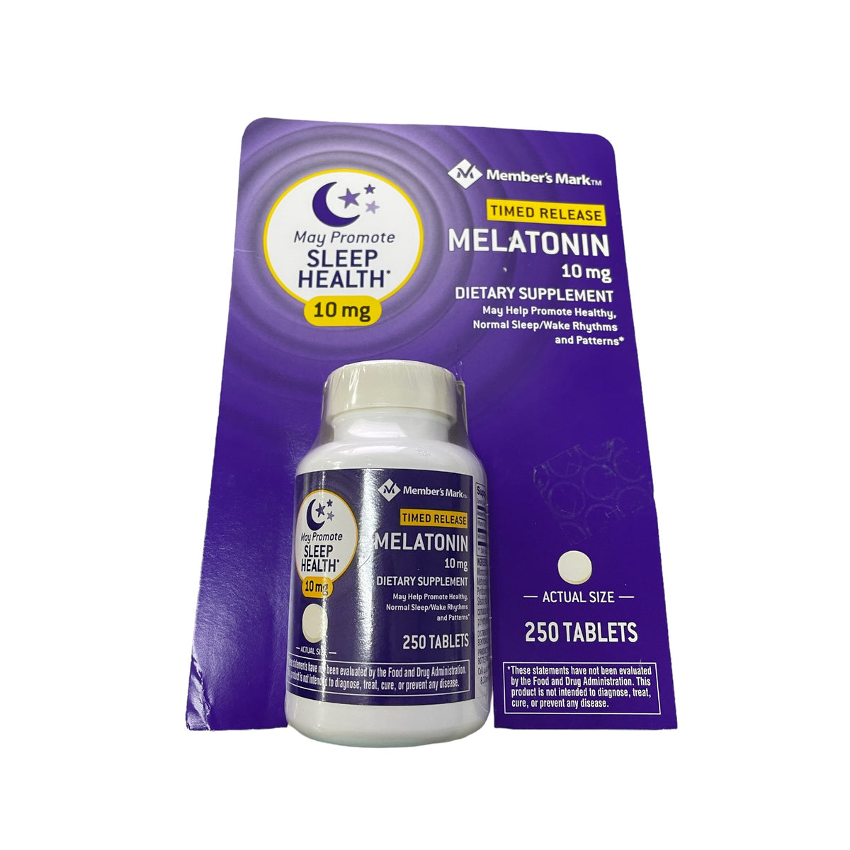 Member's Mark Timed Release Melatonin 10MG, 250 ct Bottle — Ewirelessgear