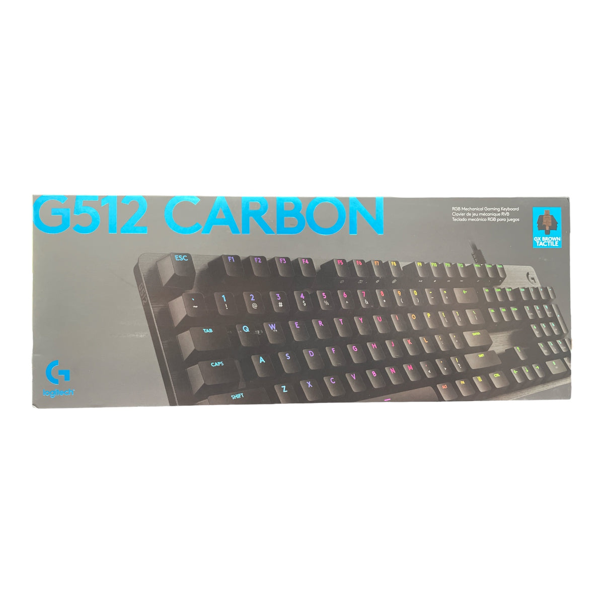 Logitech G512 CARBON LIGHTSYNC RGB Mechanical Gaming Keyboard GXBrown ...