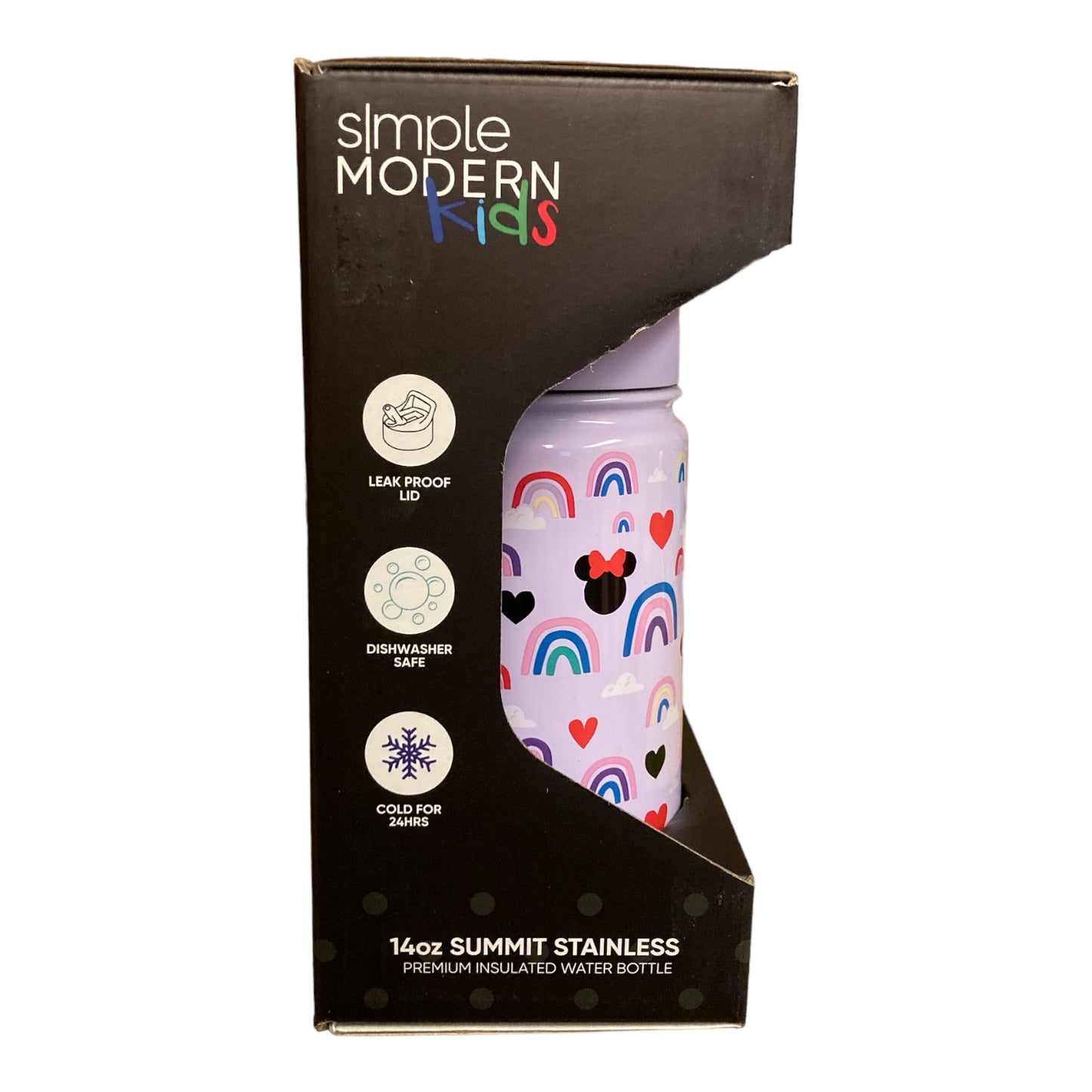 Simple Modern Kids Disney Water Bottle 2-Pack, 16-oz. & 14-oz., Minnie ...