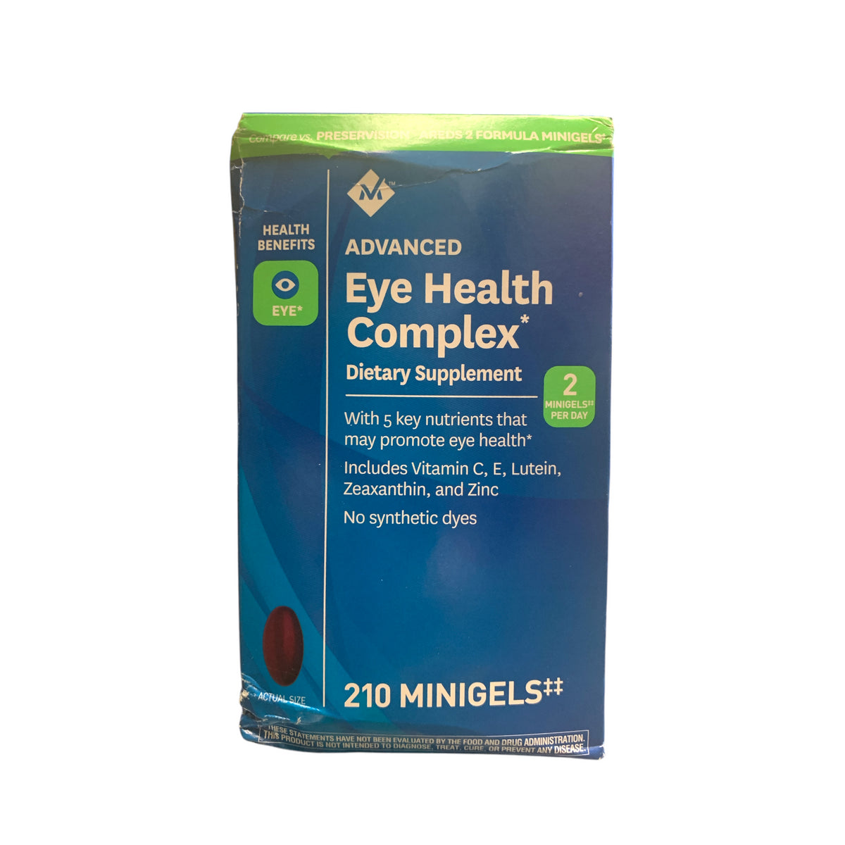Member's Mark Advanced Eye Health Complex Dietary Supplement, 210ct. M ...