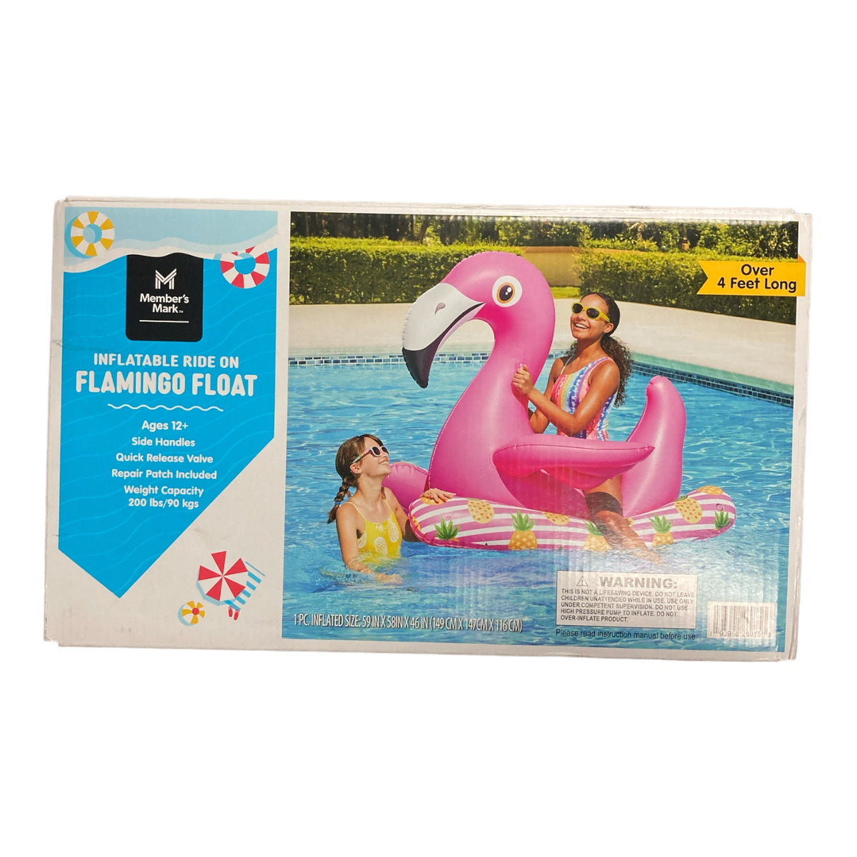 Member's Mark Novelty Ride-On Pool Float (Flamingo) — Ewirelessgear
