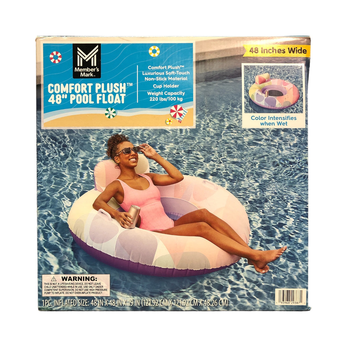 Member's Mark Comfort Plush Soft Touch 48" Pool Float (Shapes) — Ewirelessgear