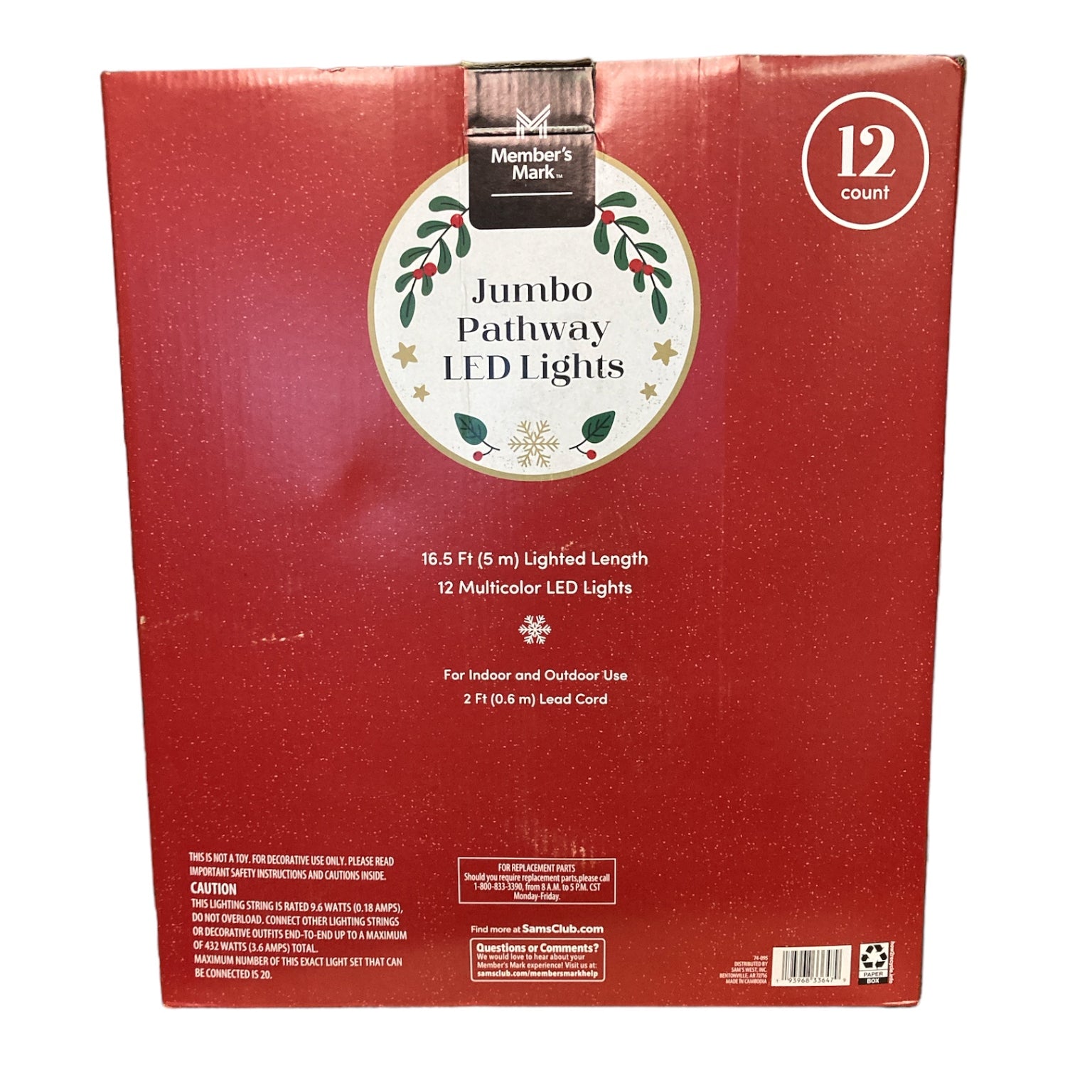 Member's Mark Holiday Jumbo Pathway LED Lights, 12 Count — Ewirelessgear
