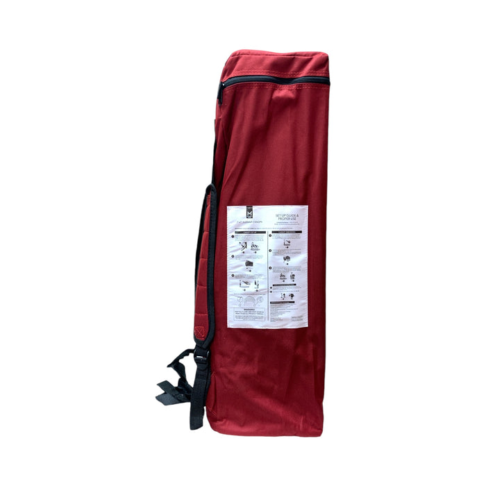 Member's Mark Backpack 7ft. x 7ft. Instant Canopy, Red Sport Top Color ...