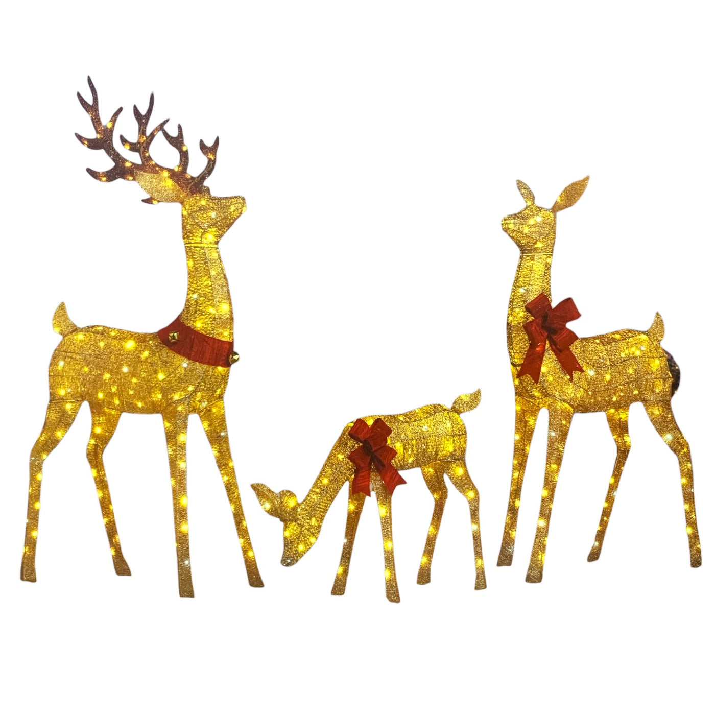 Member's Mark 3-Piece 360 LED Pre-Lit Animated Deer Family — Ewirelessgear