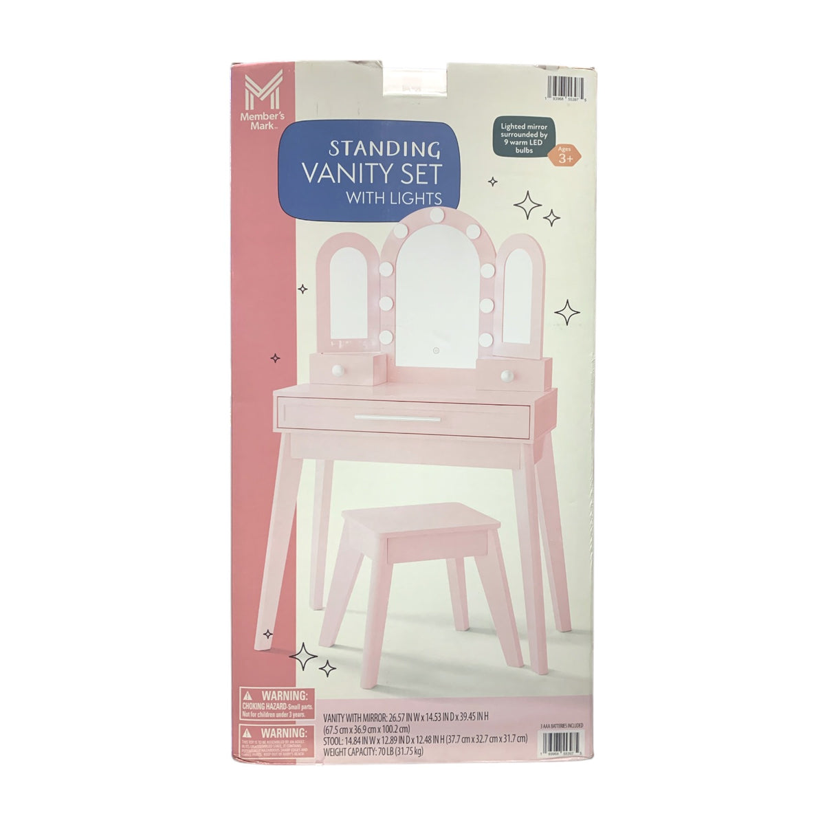Extraordinary Member S Mark Vanity Set With Lights Instructions Images