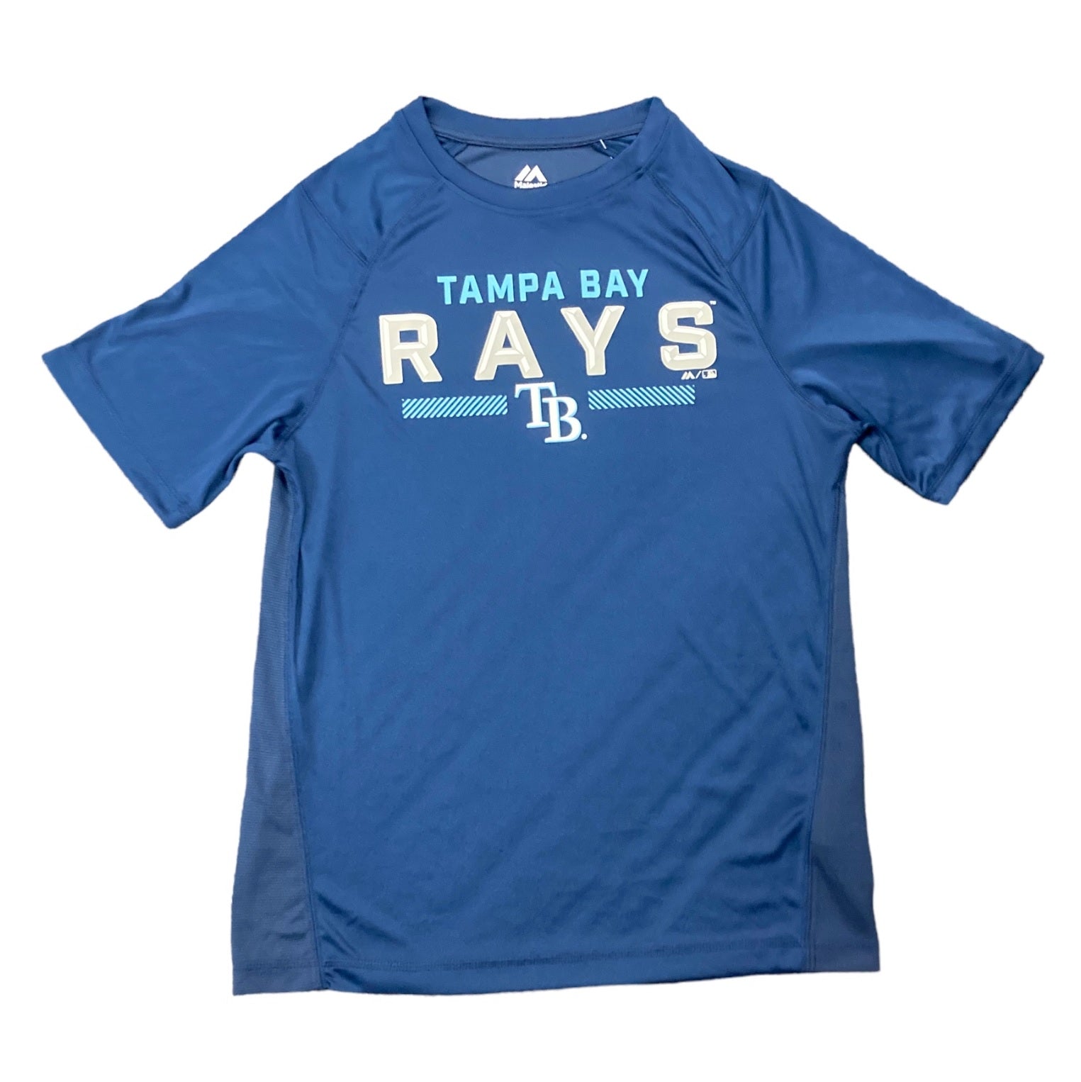 Genuine Merchandise Majestic Men's Dri Fit Short Sleeve Tampa Bay Rays ...