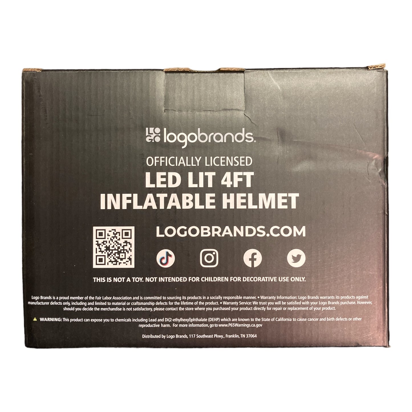 Logo Brands Officially Licensed NCAA 4' Inflatable Team Helmet (Moreho ...