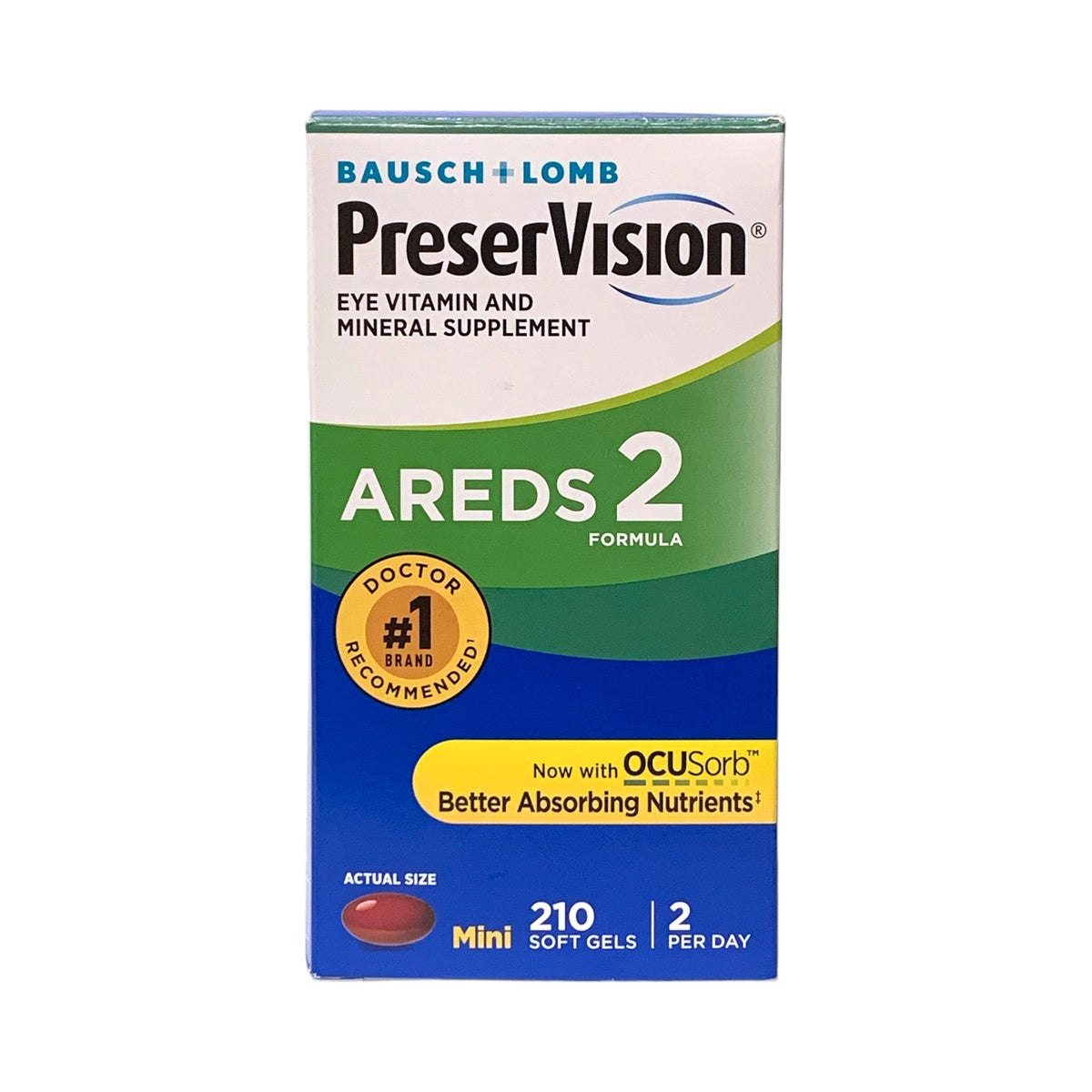 Bausch & Lomb PreserVision AREDS 2 Formula Eye Vitamin and Mineral Sup ...