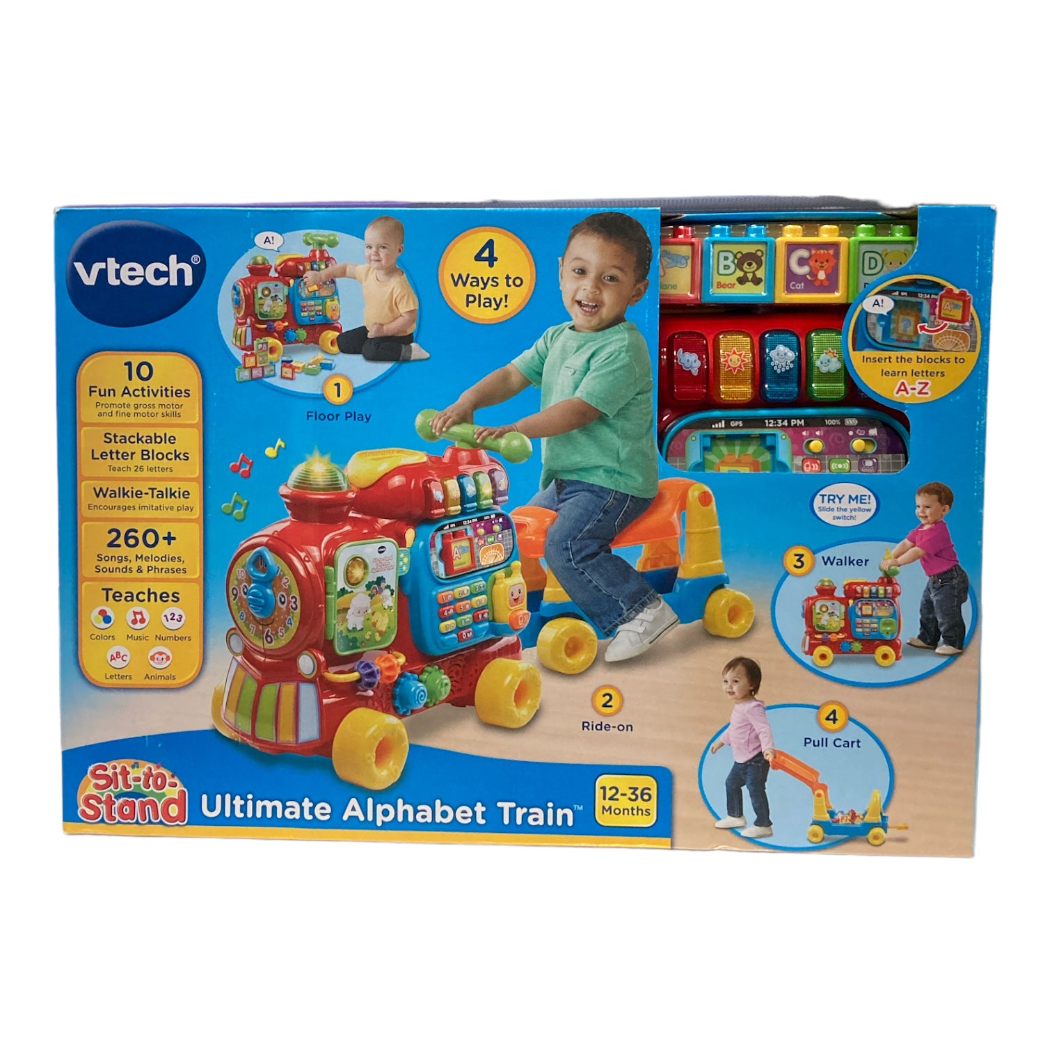 VTech Sit-to-Stand Ultimate Alphabet Train, Red – Ewirelessgear