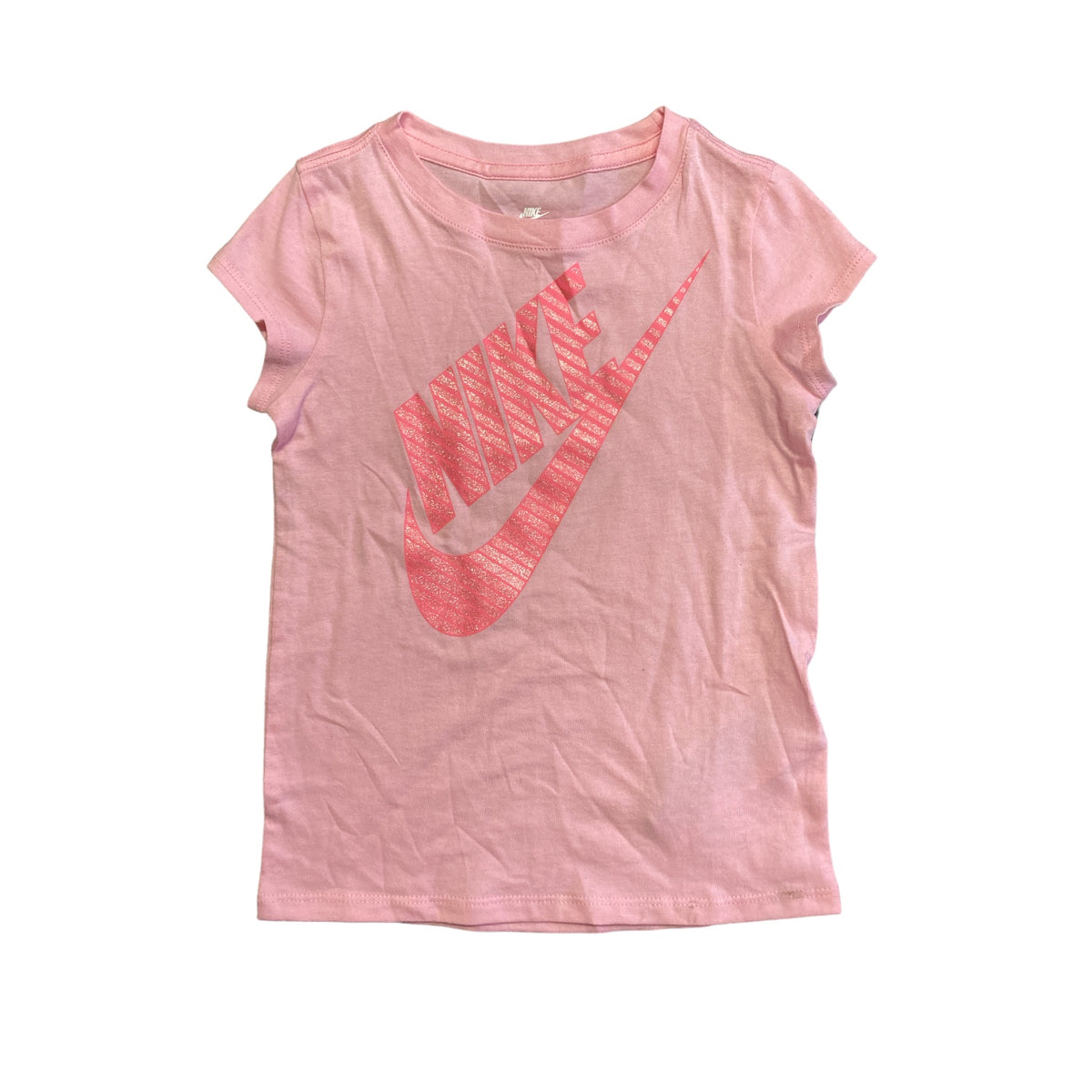 Nike Youth Girl's Short Sleeve Tagless Graphic Print Logo Classic Tee ...