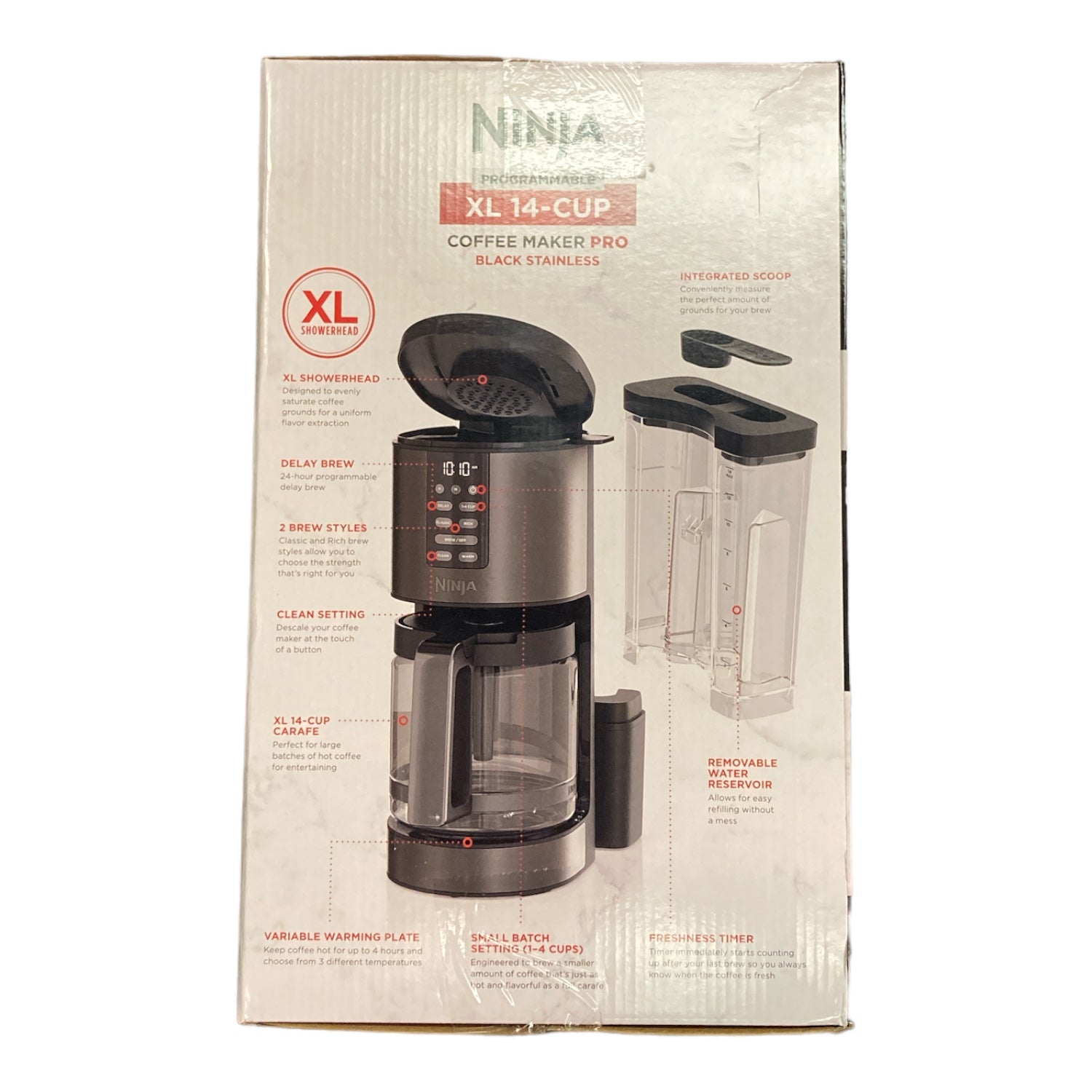 Ninja Programmable XL 14-Cup Coffee Maker PRO with Reusable Filter ...