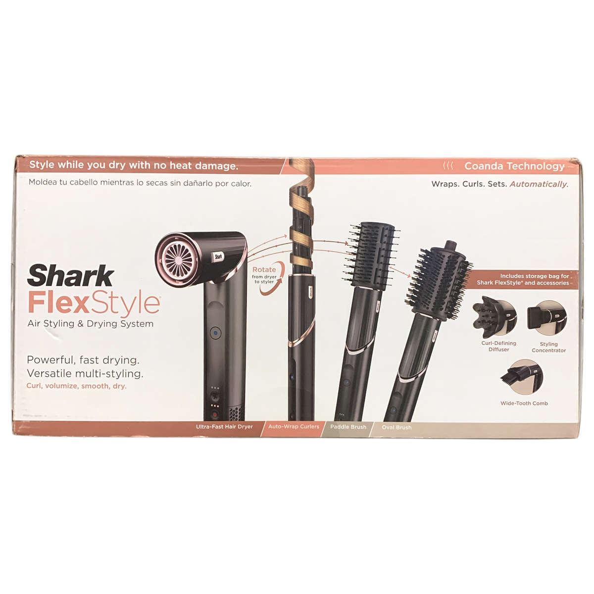 Shark FlexStyle Air Styling & Drying System with 8 Different Accessori ...