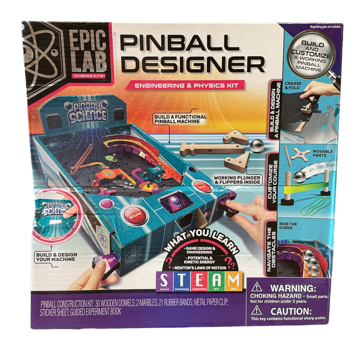 ArtSkills Epic Lab Pinball Designer STEM Engineering and Physics Kit ...