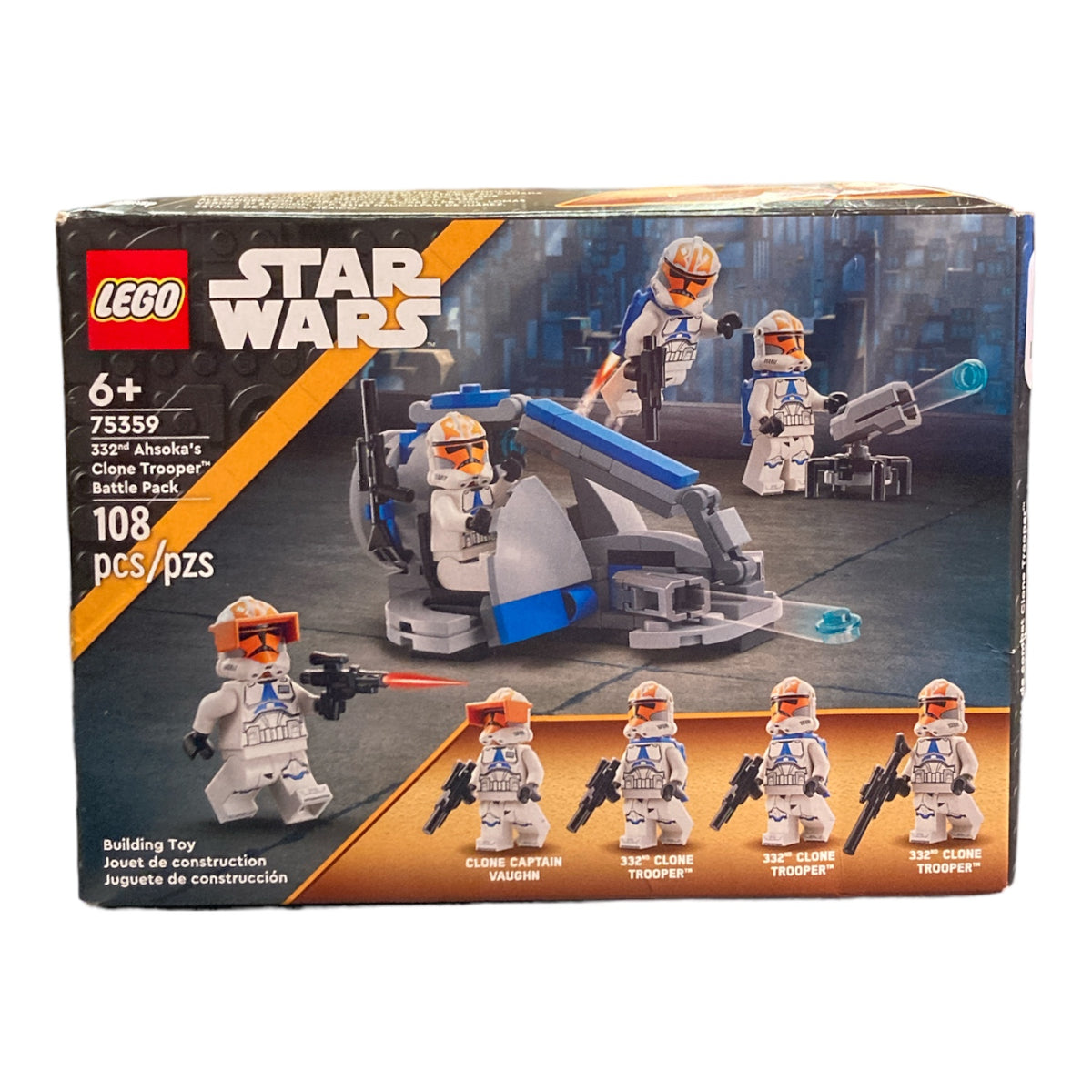 LEGO Star Wars 332nd Ahsoka's Clone Trooper Battle Pack Building Toy 7 ...