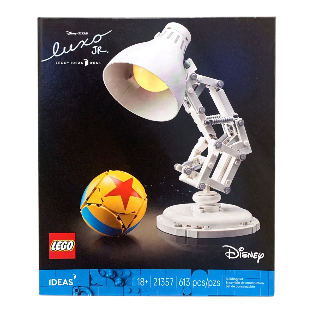 LEGO Ideas #65 Disney Pixar "Luxo Jr." Building Set, 18+, 613 pc., 213 ...