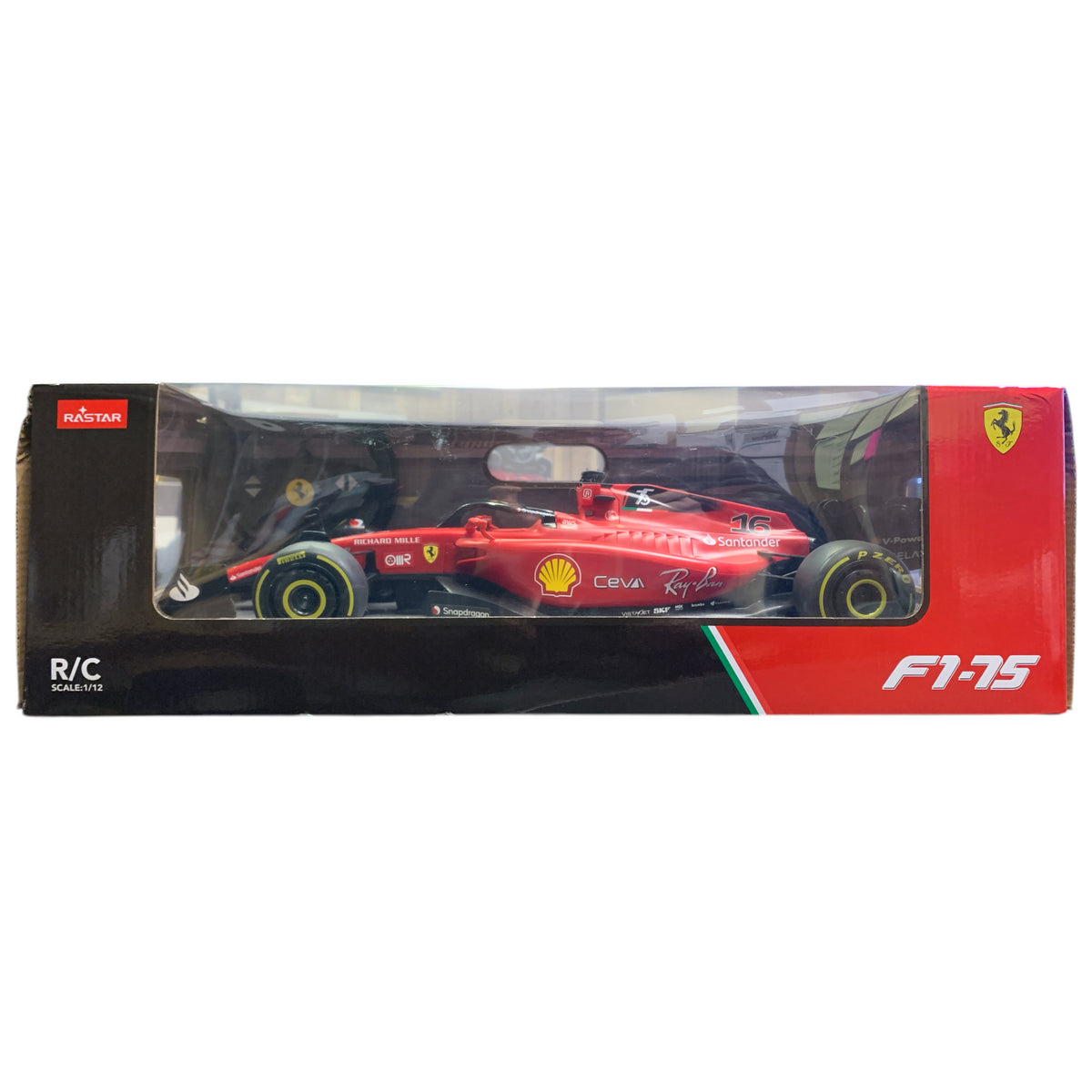 RASTAR Ferrari F1-75 1/12 Scale Model Formula One Remote Control Racin ...