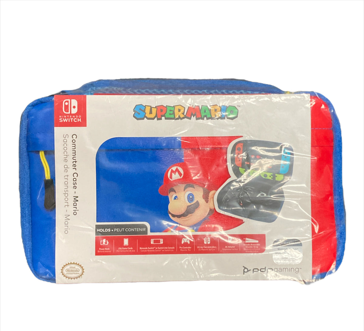 Super Mario Semi-Hardshell Travel Case Works with Switch OLED and Swit ...