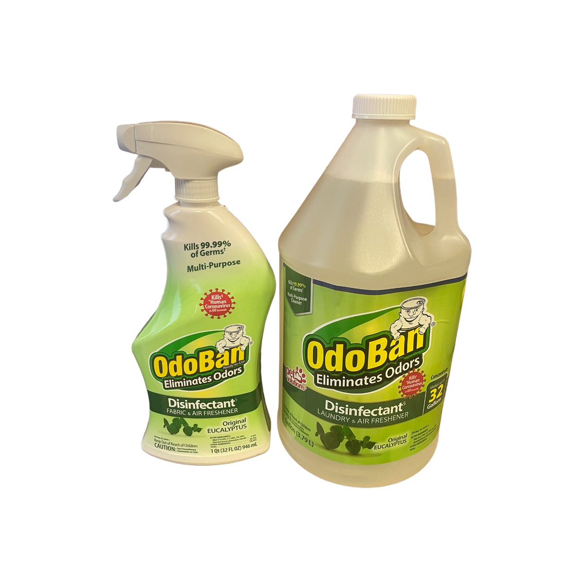 OdoBan Disinfectant & Odor Eliminator, Eucalyptus, 1 Gal Concentrate ...