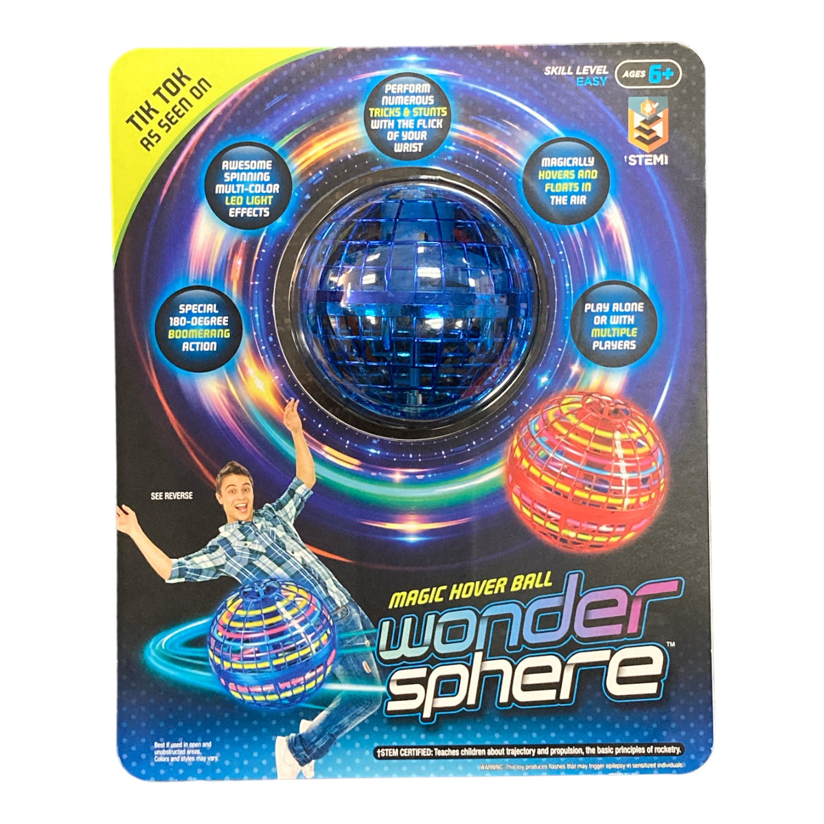 Wonder Sphere Magic Hover Ball - Blue — Ewirelessgear
