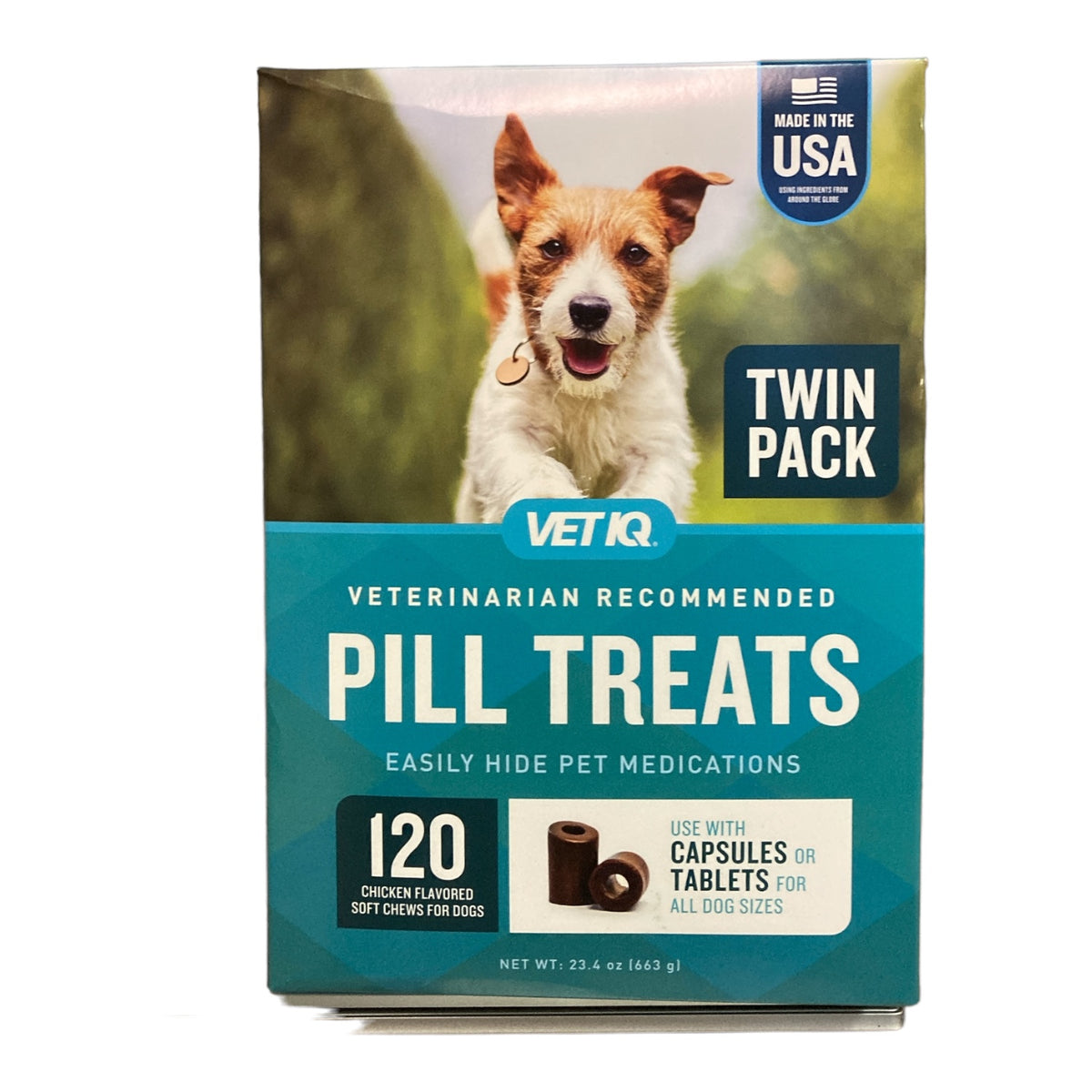 VetIQ Soft Chew Pill Treats Chicken Flavored 60 Count (Pack of 2 ...