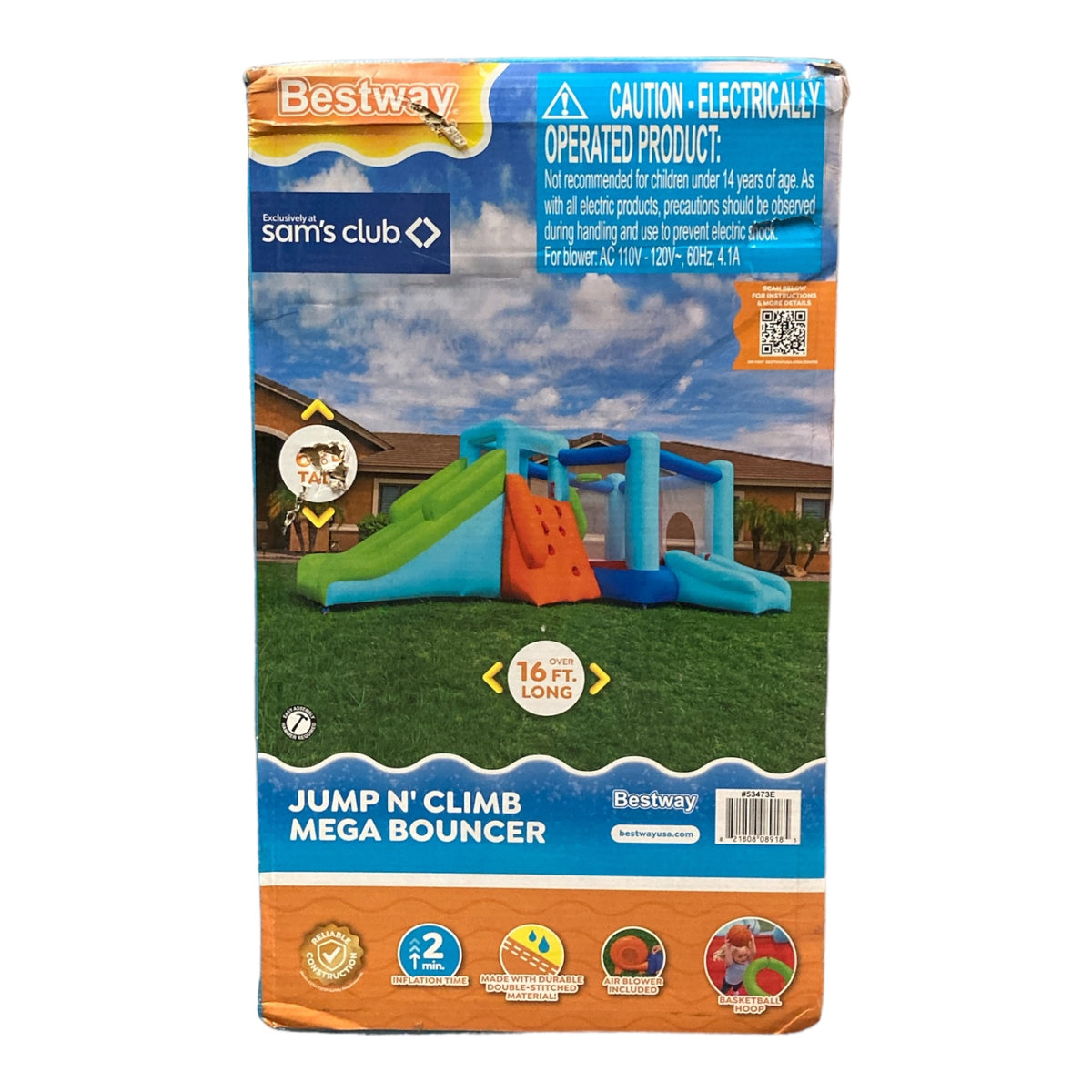 Bestway Jump 'n Climb Kids Inflatable Mega Bounce Park — Ewirelessgear