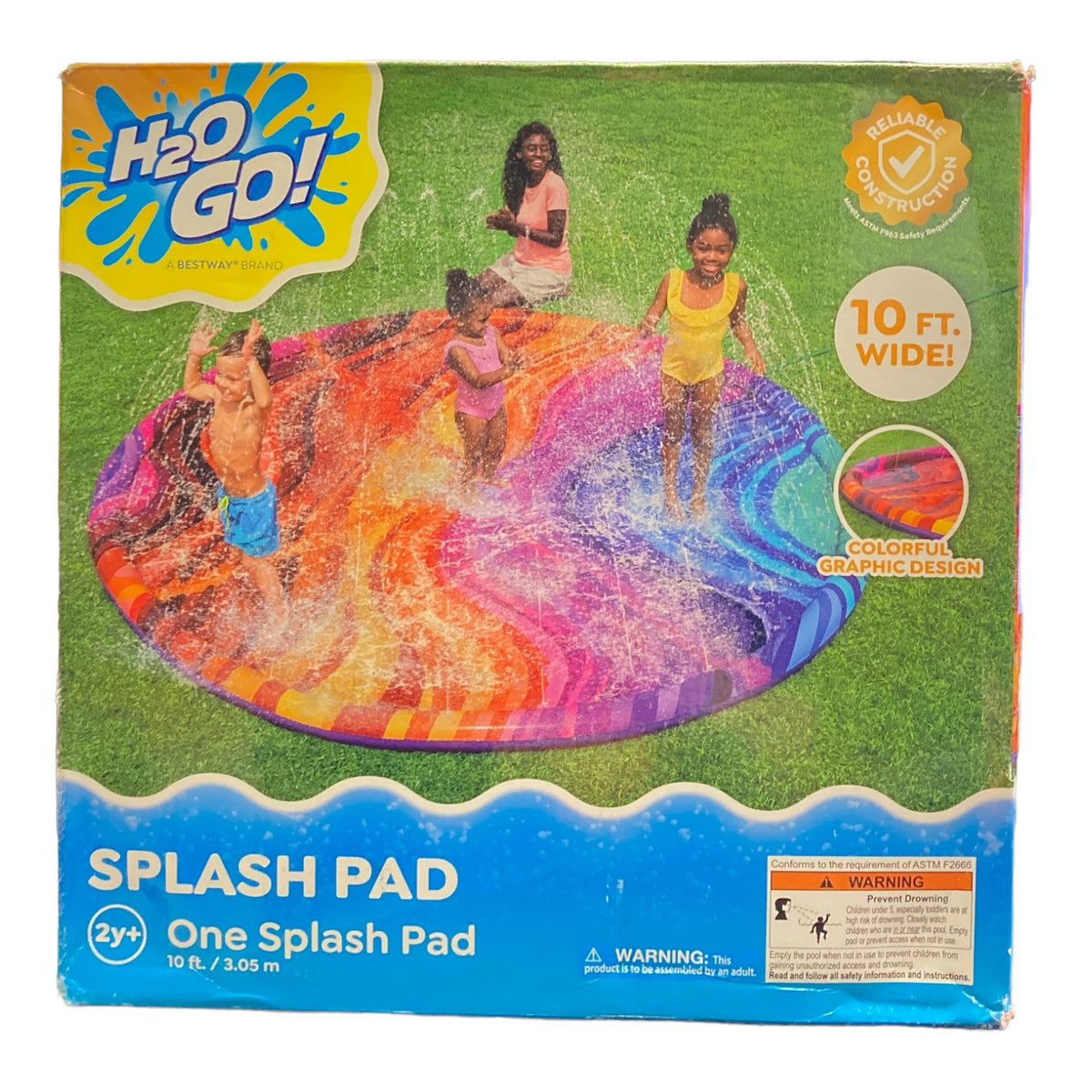 H2OGO! 10 Ft. Colorful Splash Pad and Sprinkler — Ewirelessgear
