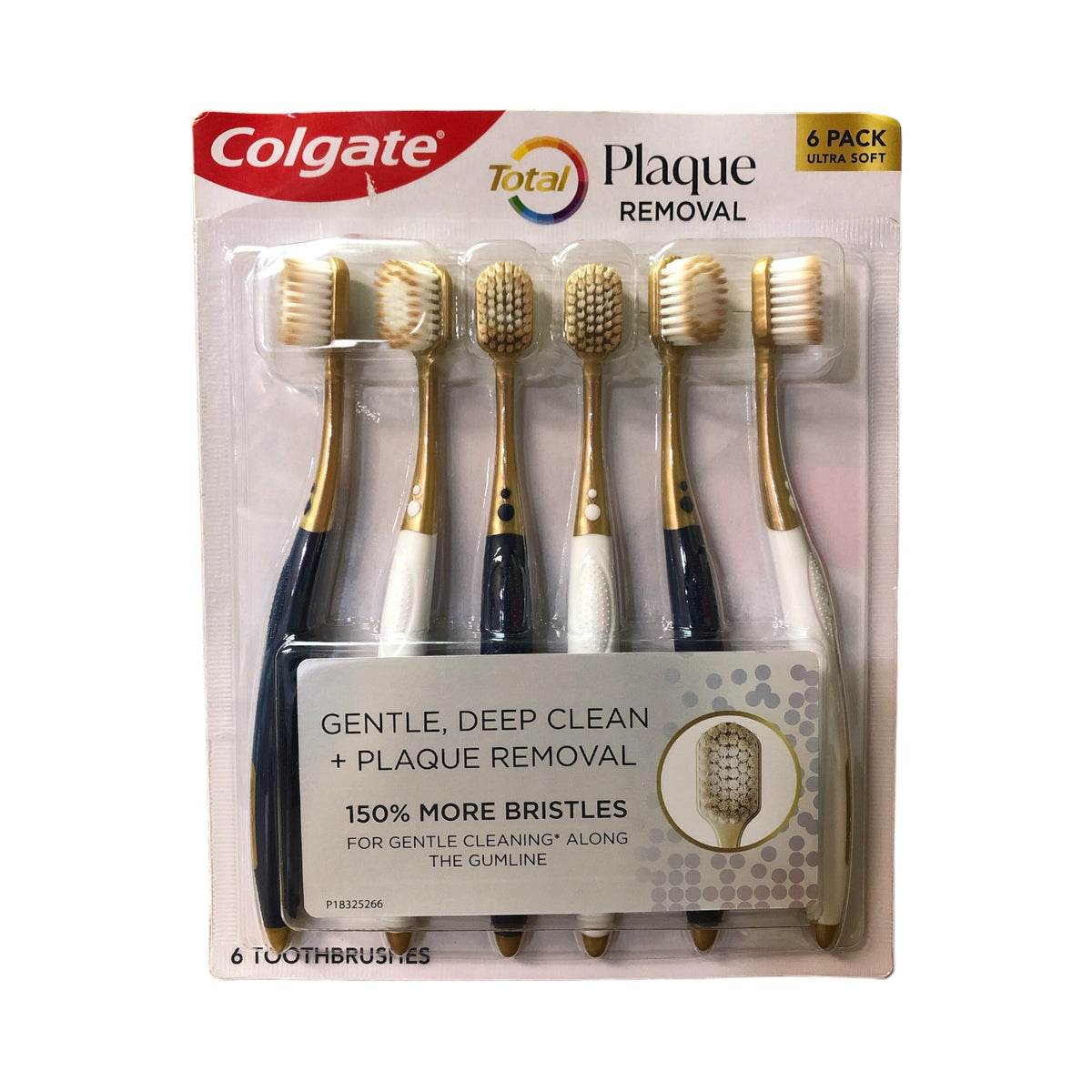Colgate Total Gentle, Deep Clean & Plaque Removal Brushes, Ultra Soft ...