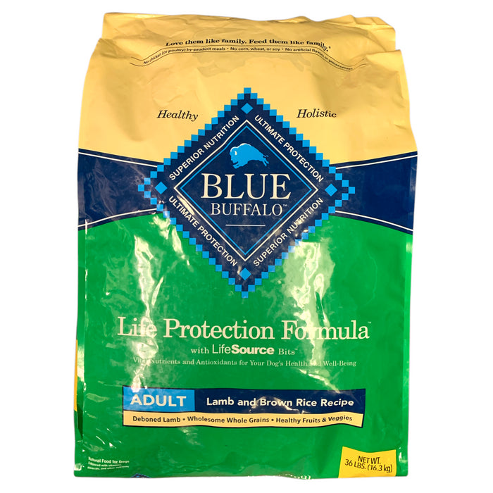 Blue Buffalo Life Protection Formula Adult Dog Food, Lamb and Brown Ri ...