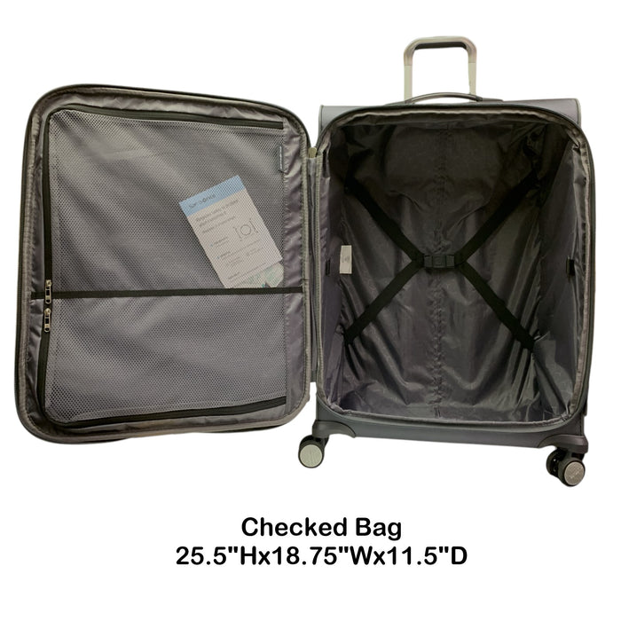 Samsonite Xpression LTE 2-Piece Softside Spinner Luggage Set, Mineral ...