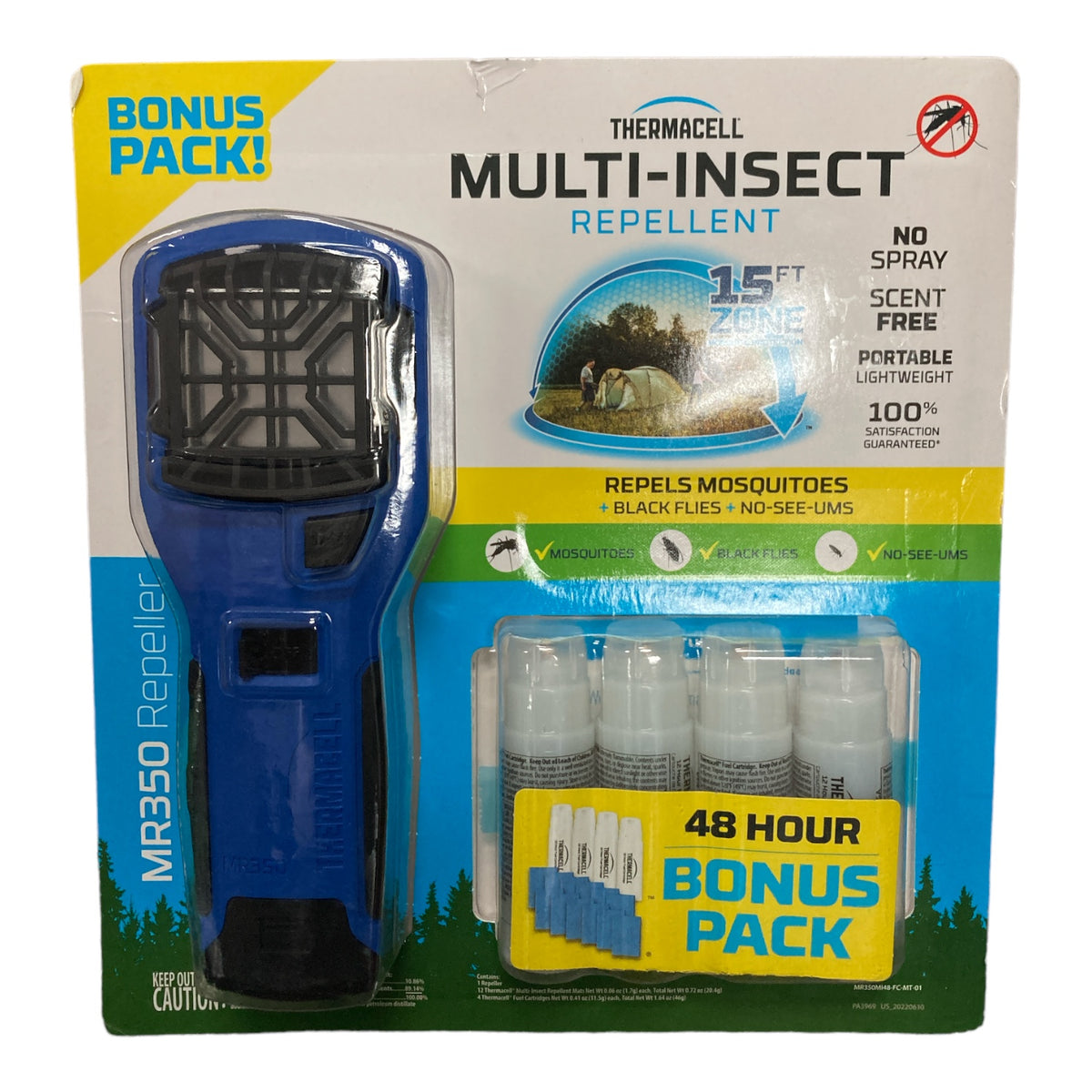 Thermacell MR350 Portable Mosquito Repellent 24-Hours of Refills & Cli ...